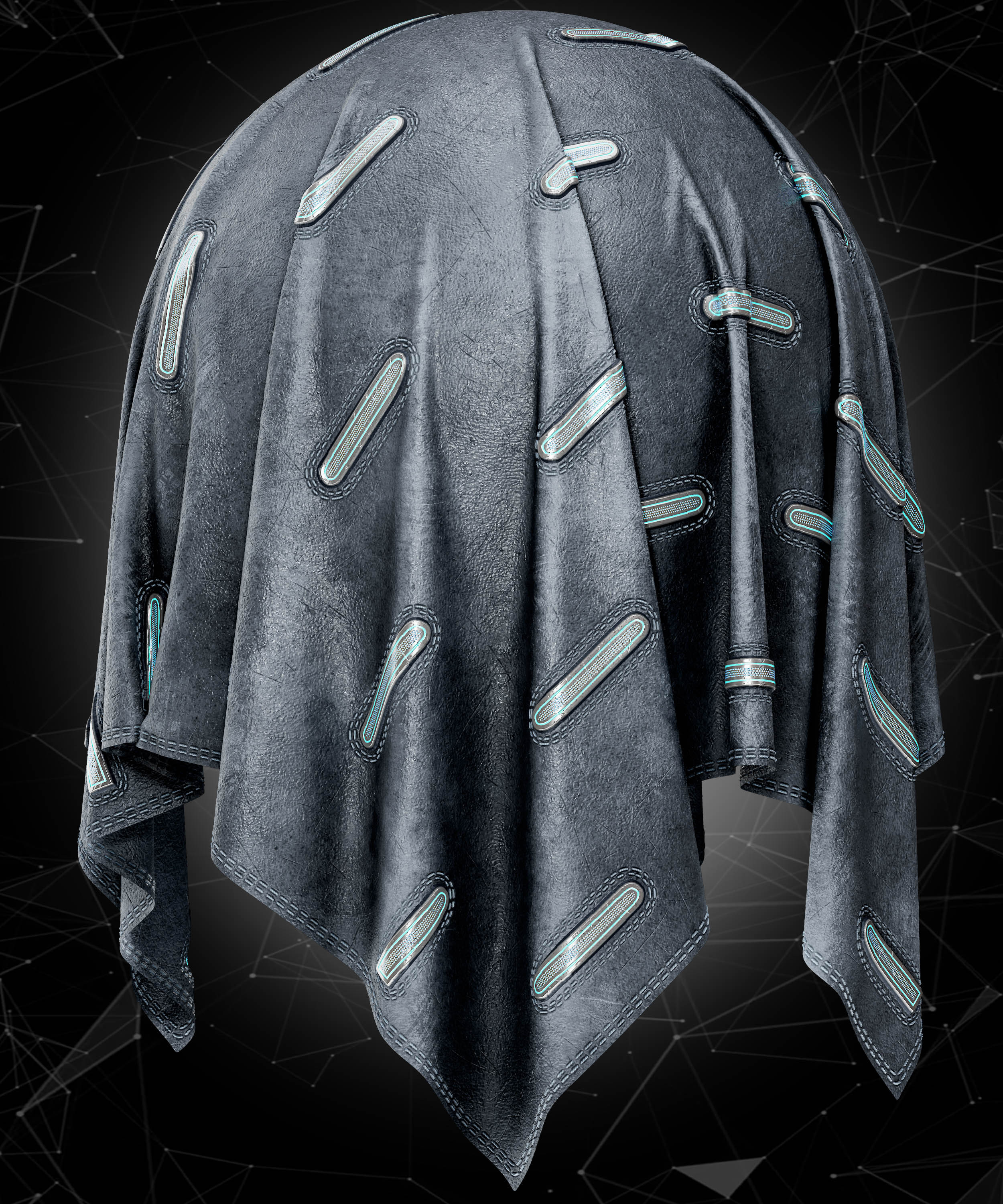 hossein-hamidi - Sci-Fi Fabric Smart Materials For Substance Painter