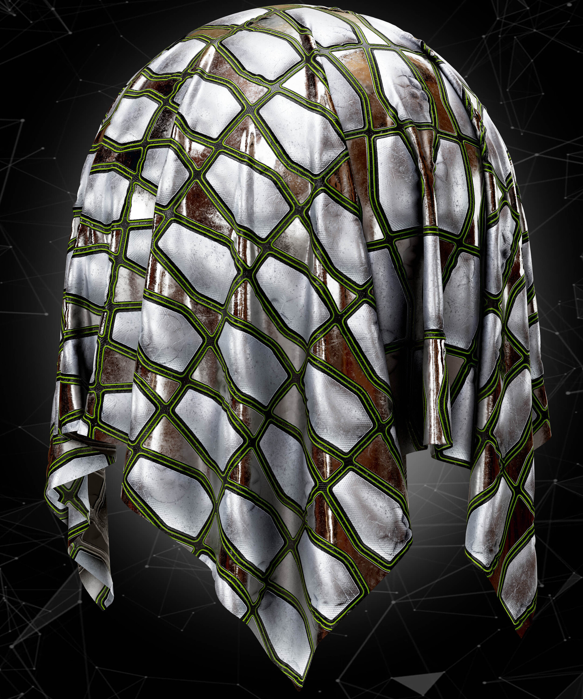 hossein-hamidi - Sci-Fi Fabric Smart Materials For Substance Painter