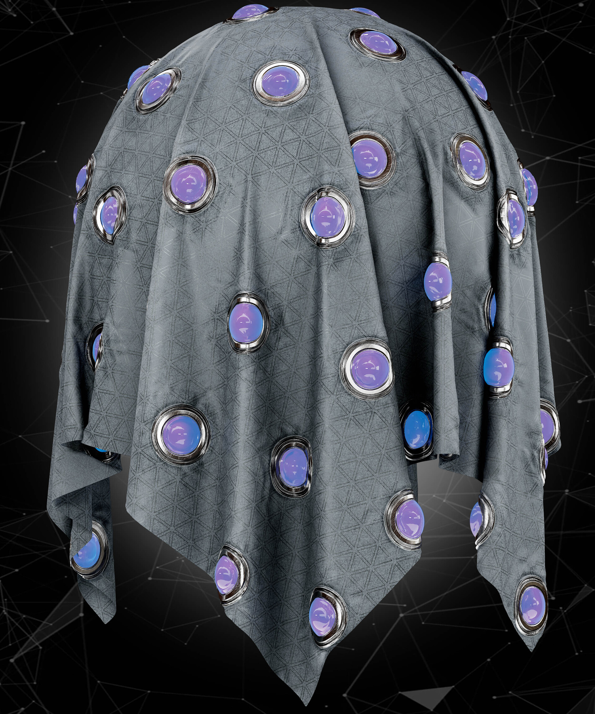 hossein-hamidi - Sci-Fi Fabric Smart Materials For Substance Painter