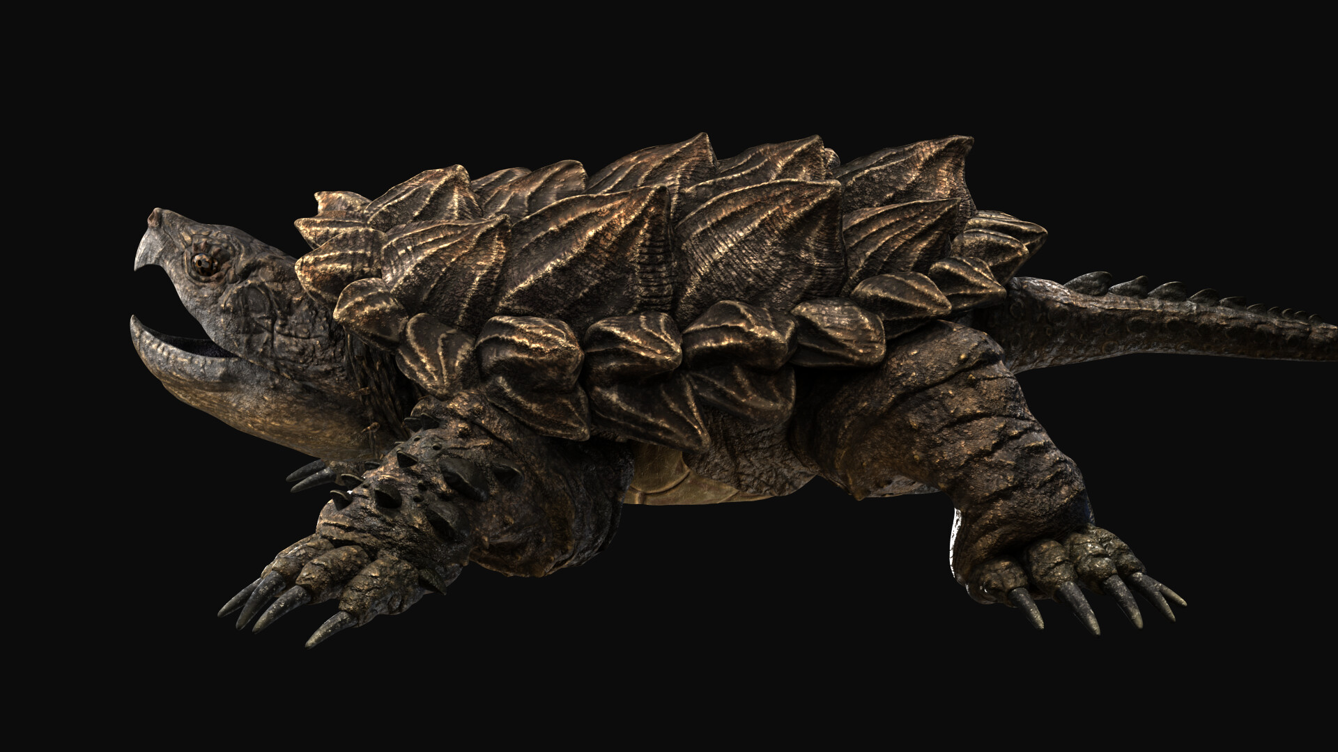 Eddie Lo - Realistic Alligator Snapping Turtle