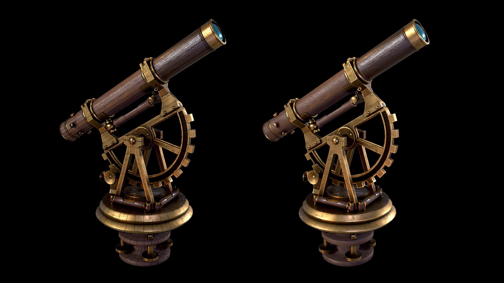ArtStation - Telescope Prop for Game
