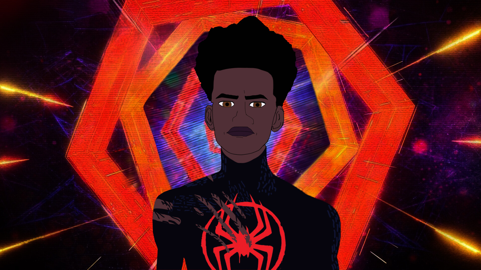 ArtStation - Spider-Man Miles Morales Vector Art