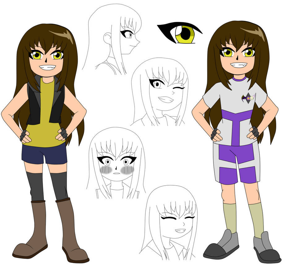 ArtStation - Inazuma Eleven OC[Yuko Uchida]