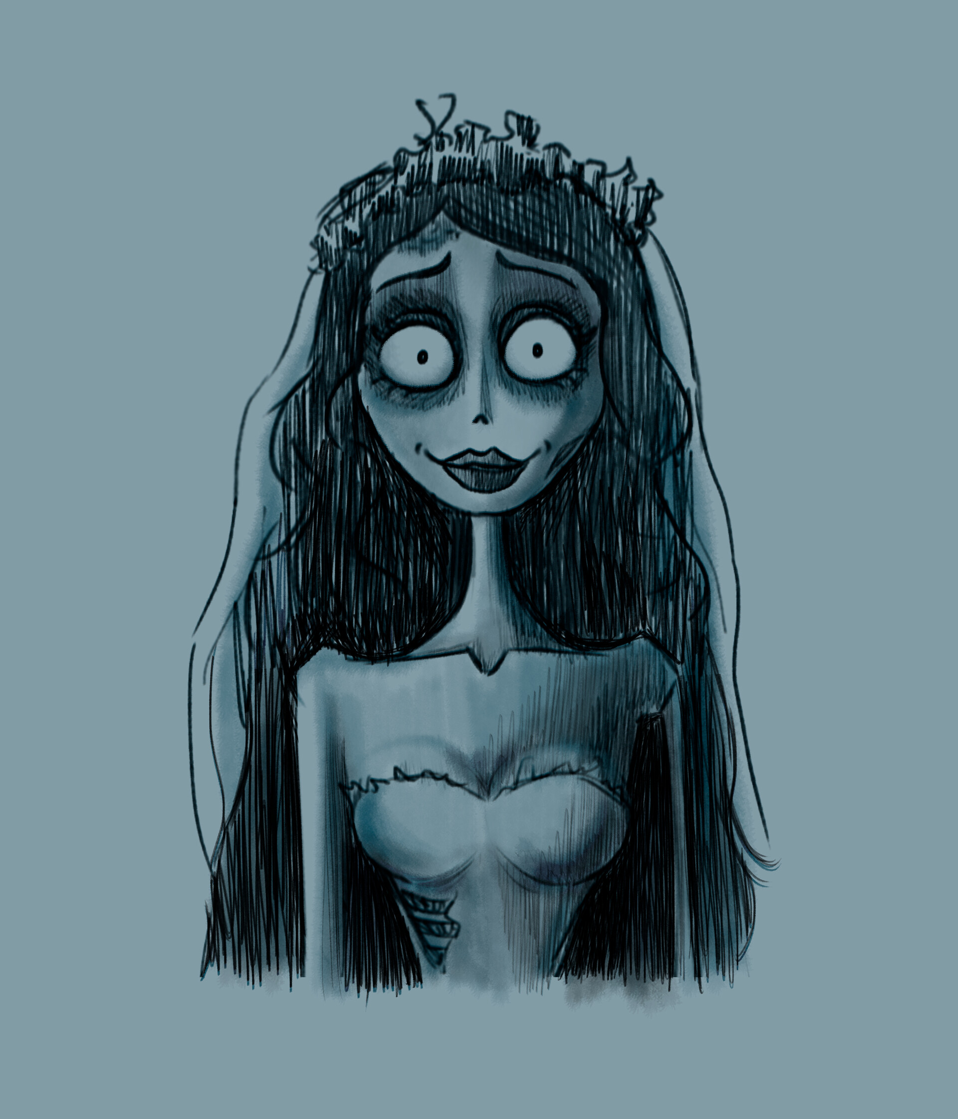 corpse bride drawing