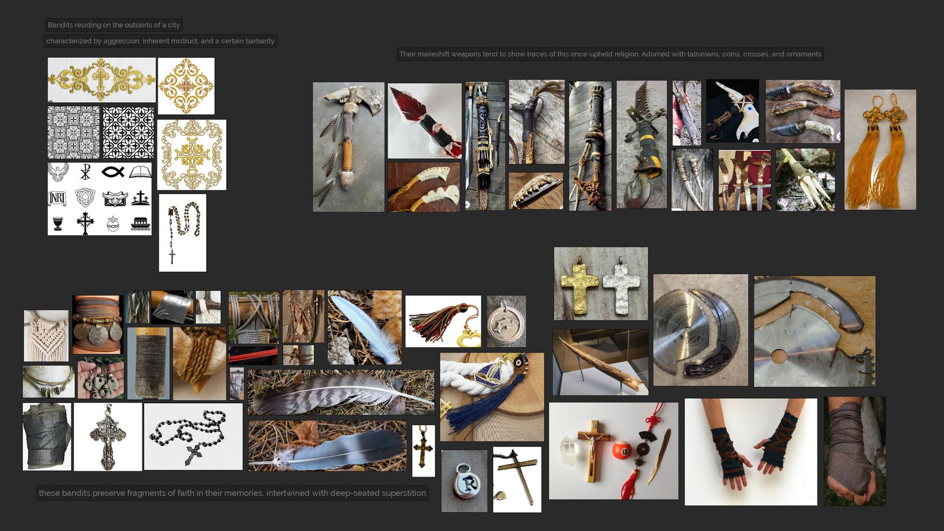 Veronika Križman - Makeshift bandit weapons concepts