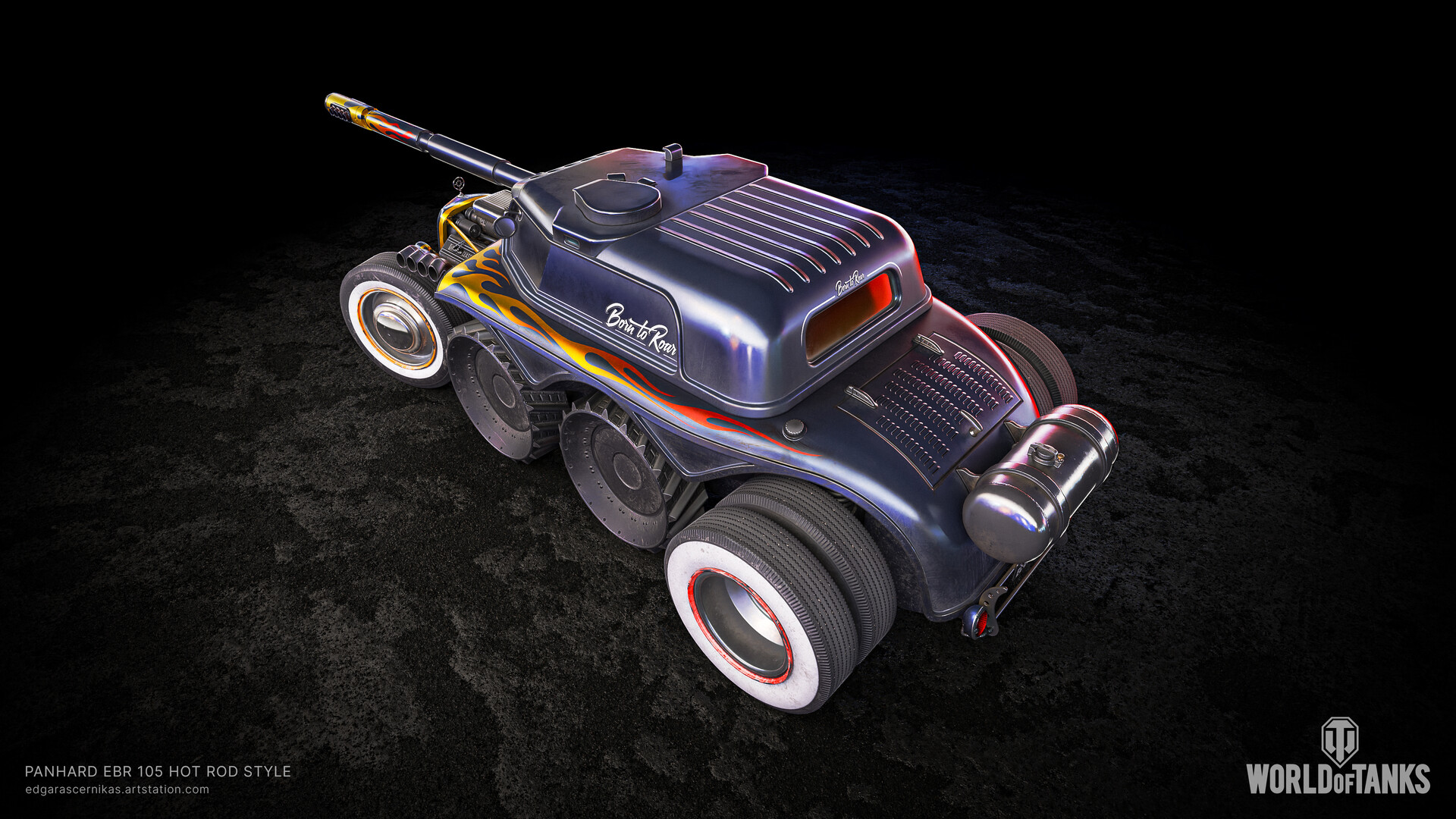 Edgaras Cernikas - Panhard EBR 105 Hot Rod 3D Style