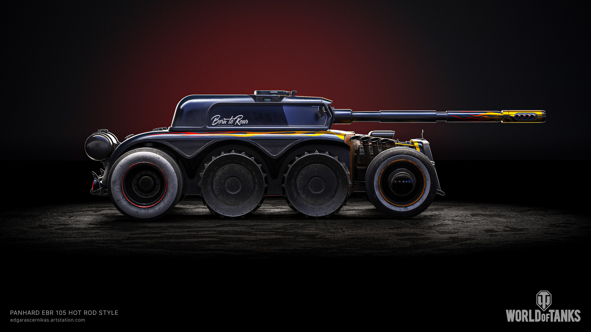Edgaras Cernikas - Panhard EBR 105 Hot Rod 3D Style