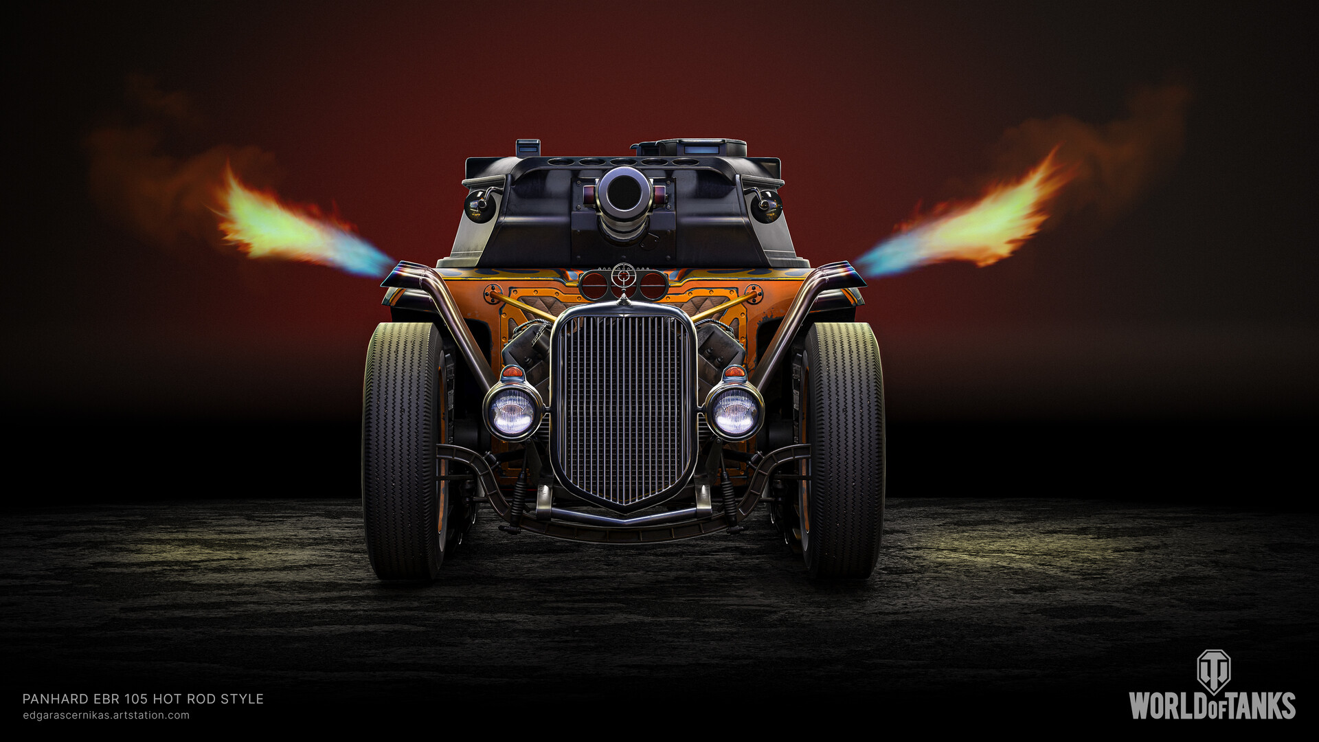 Edgaras Cernikas - Panhard EBR 105 Hot Rod 3D Style