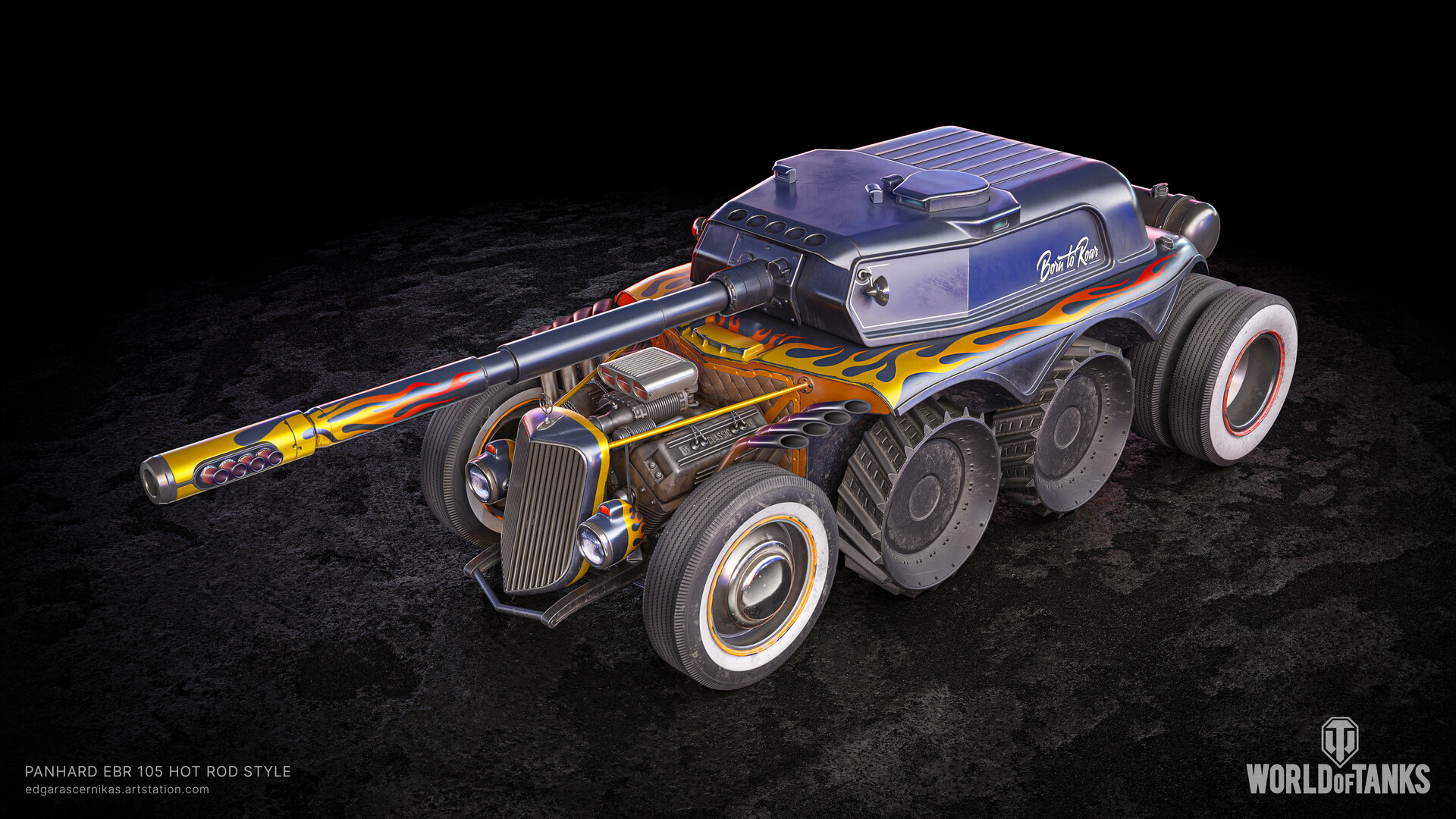 Edgaras Cernikas - Panhard EBR 105 Hot Rod 3D Style