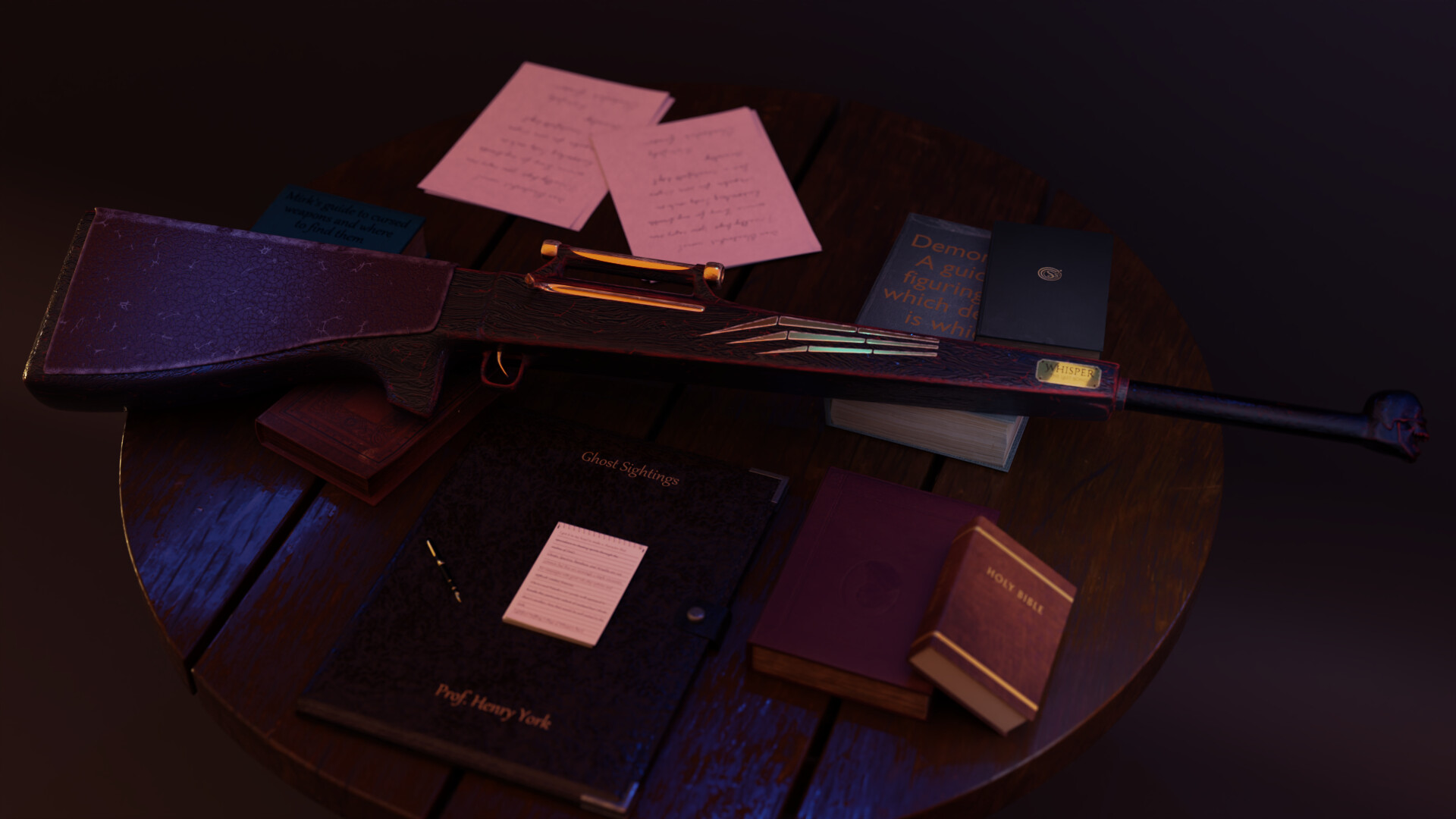 ArtStation - Cursed Weapon: Whisper, The Last Song