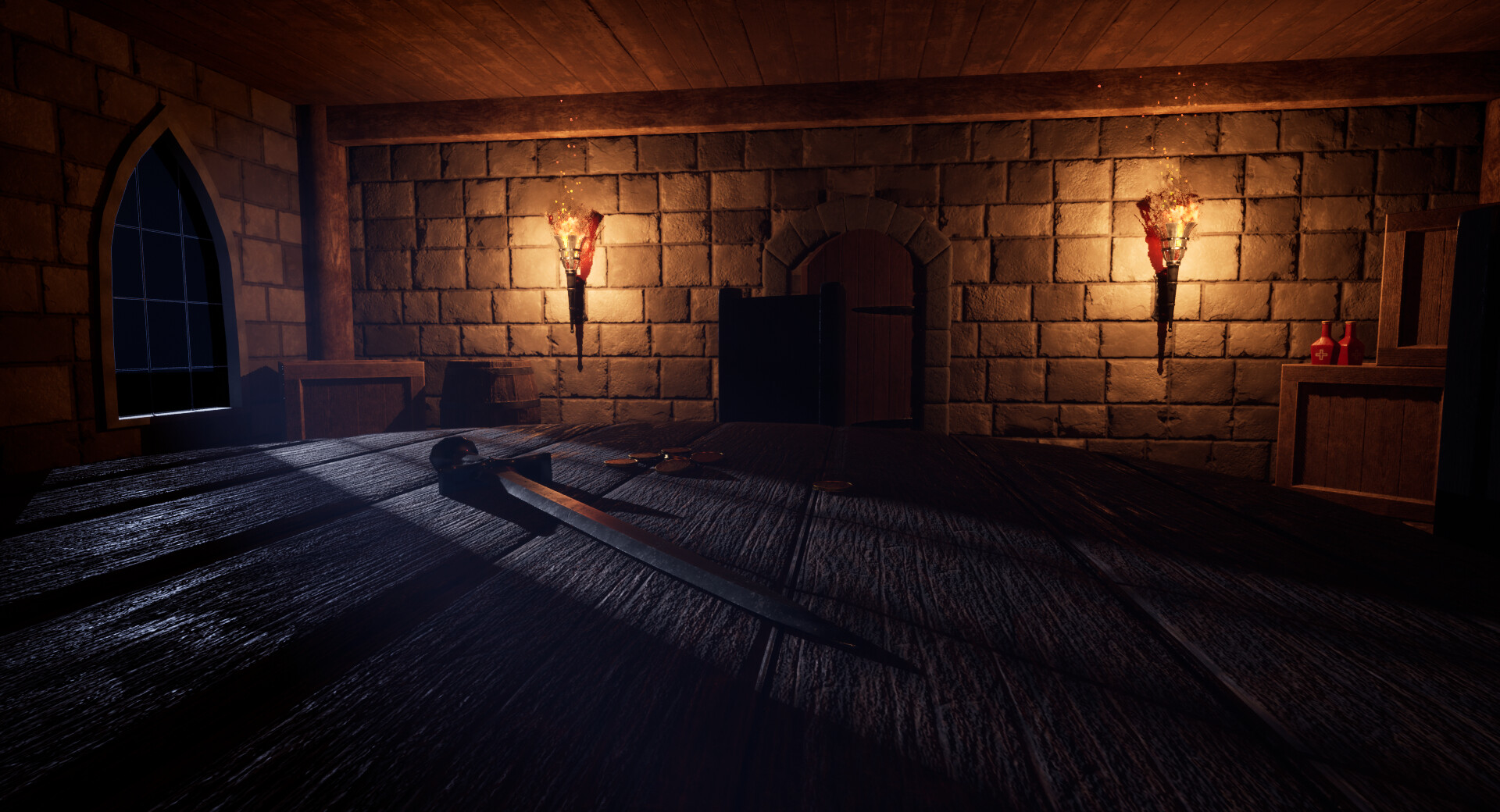 Justin Oye - Nighttime Castle Room