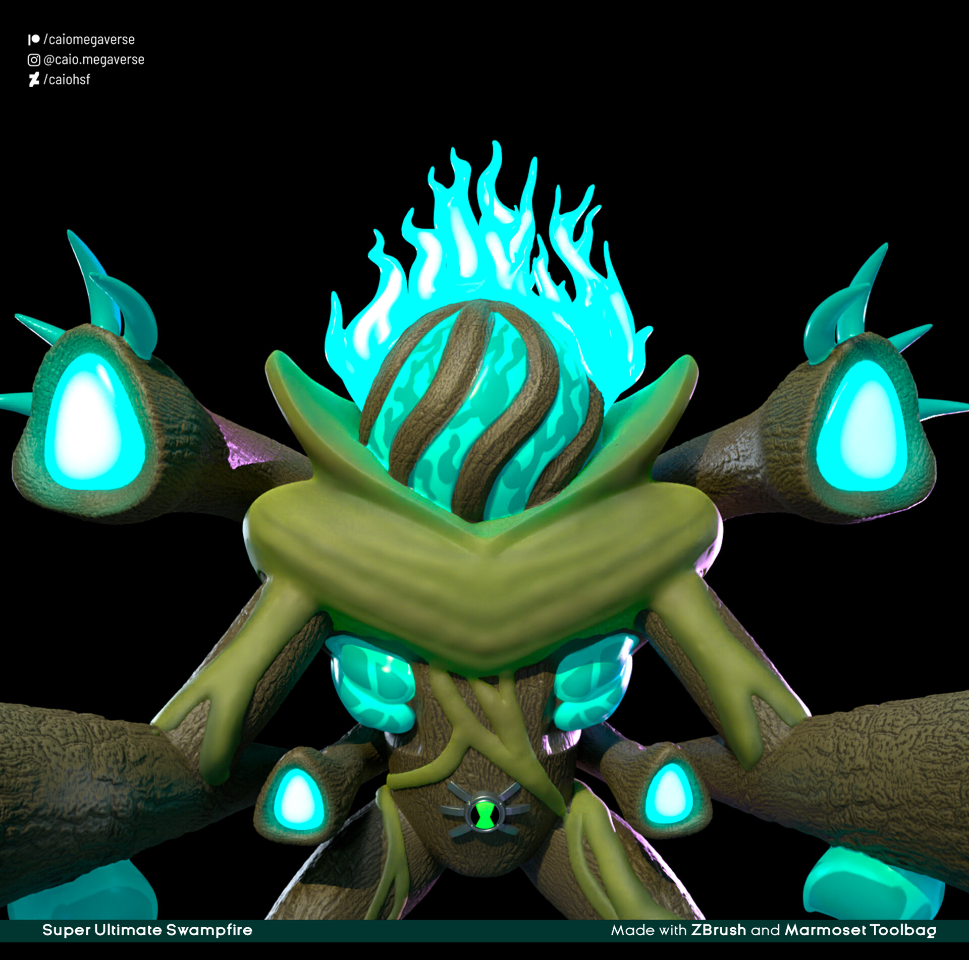 ArtStation - Super Ultimate Swampfire
