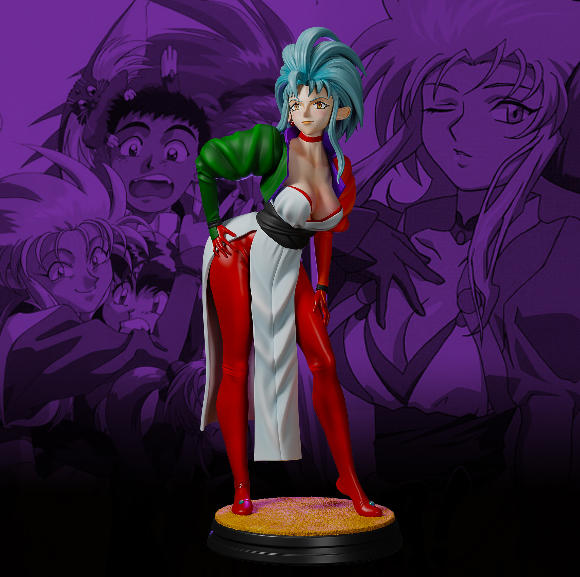 ArtStation - ryoko hakubi - tenchi muyo