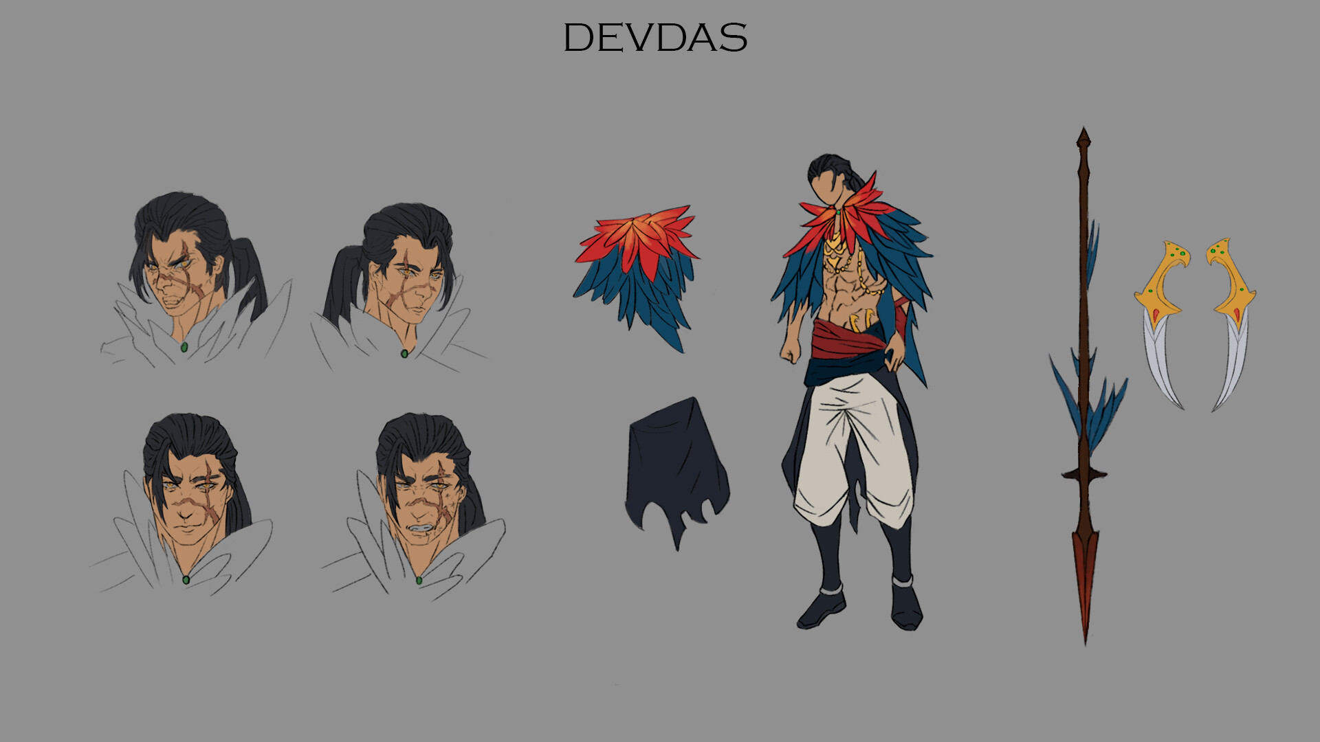 ArtStation - Devdas Character Sheet