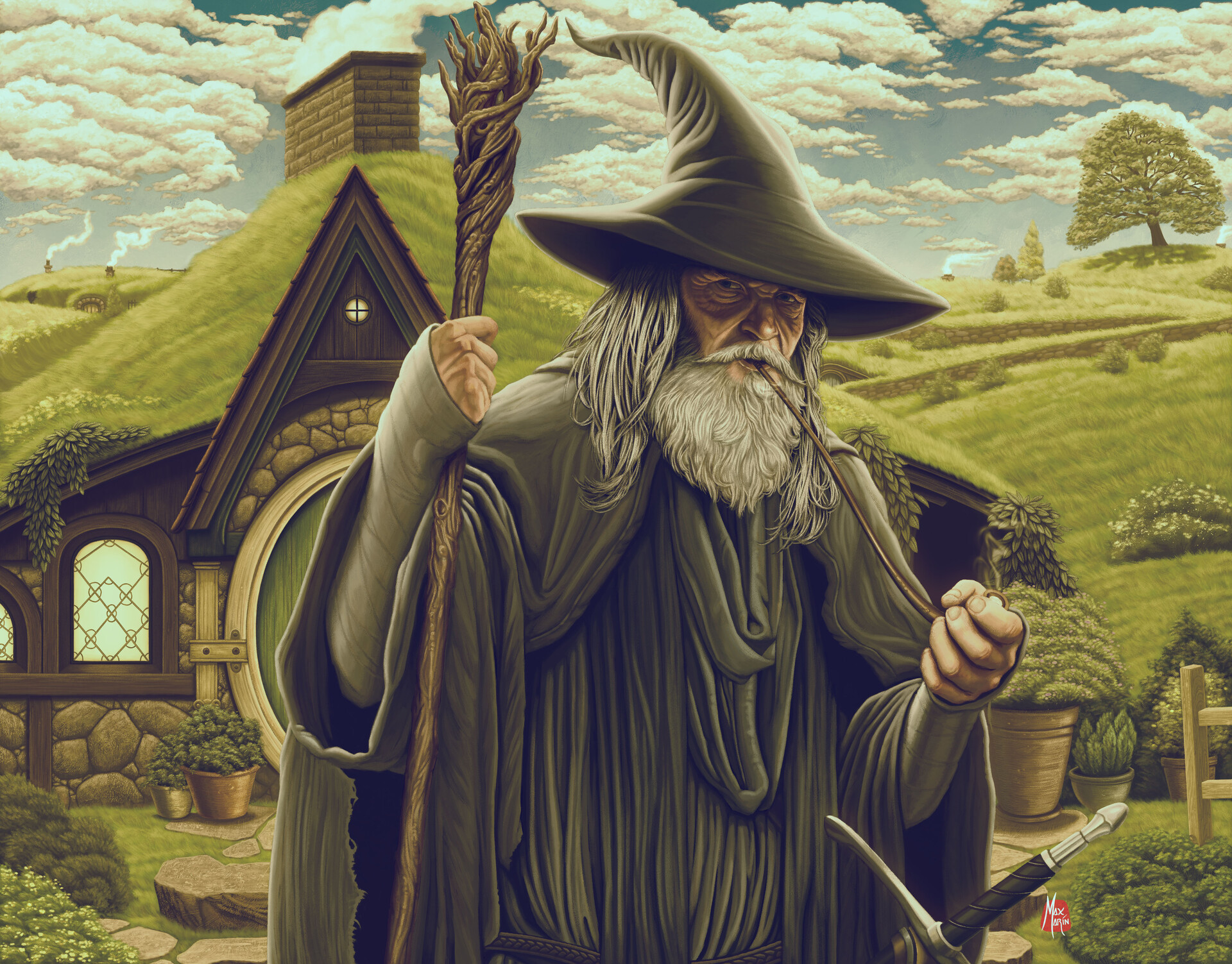 ArtStation - "Gandalf the Grey, MTG"
