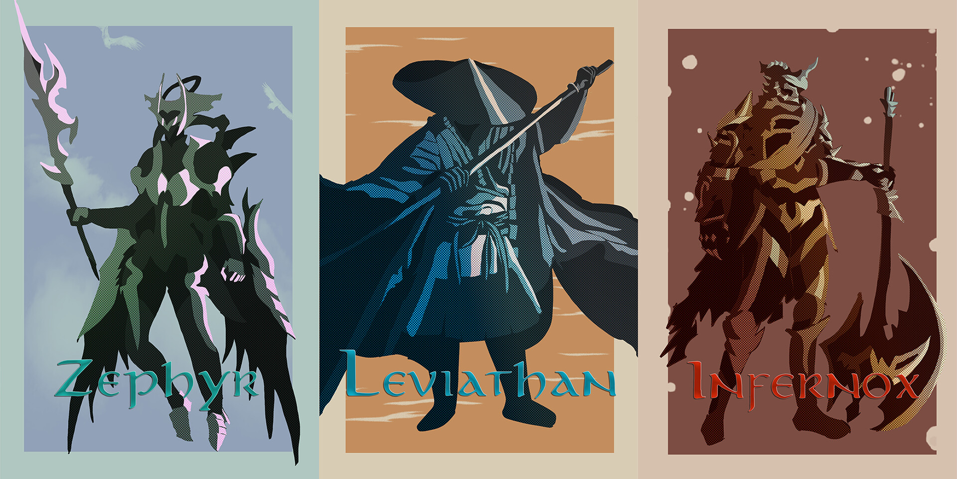 ArtStation - The Dragon Gods