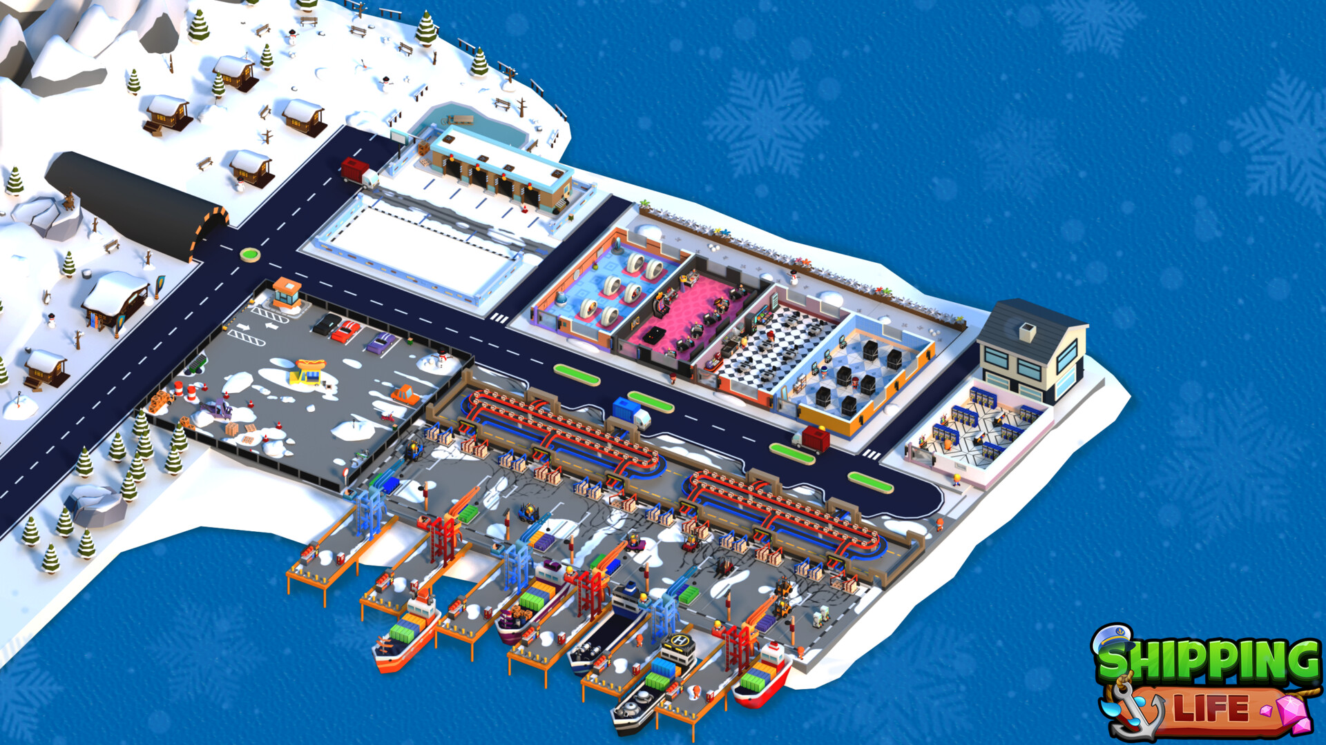 ArtStation - Winter Map // ShippingLifeIdle