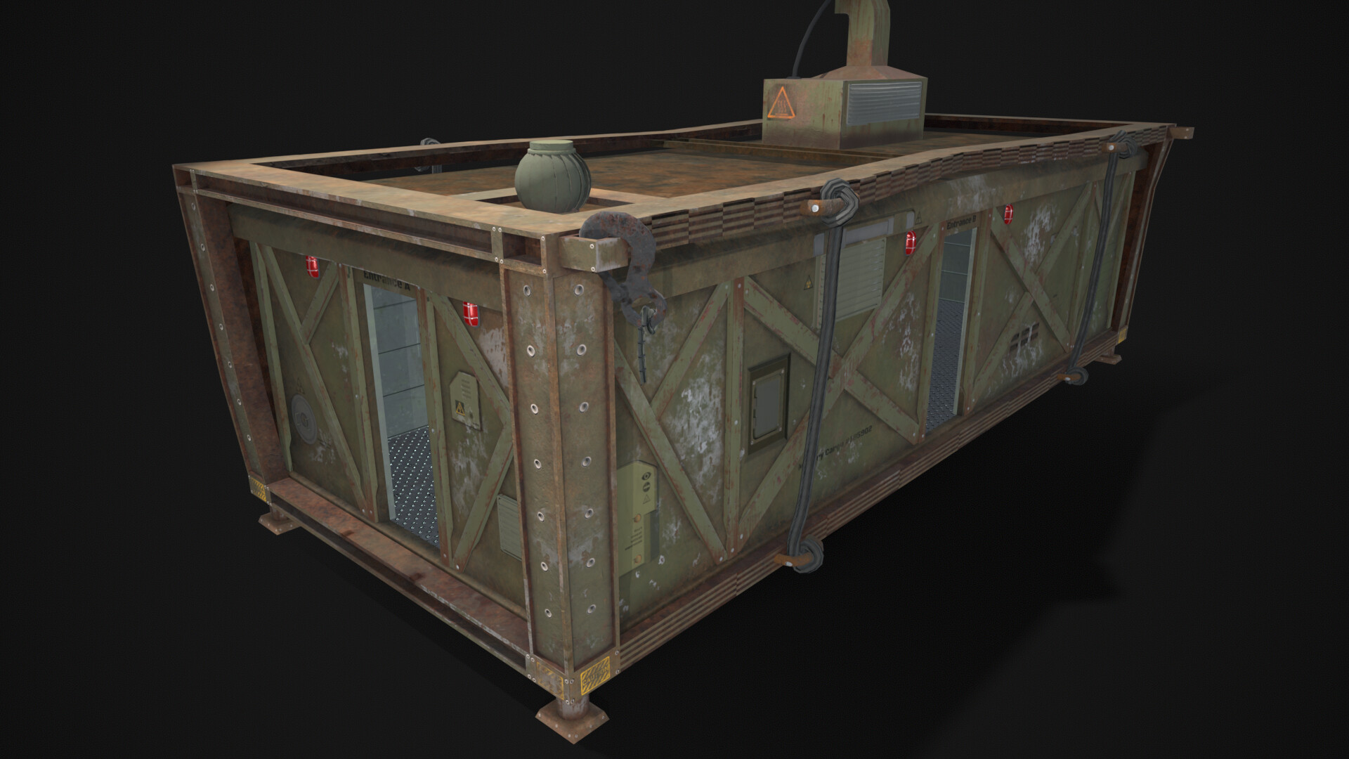 ArtStation - Military Field Hospital / Research Facility