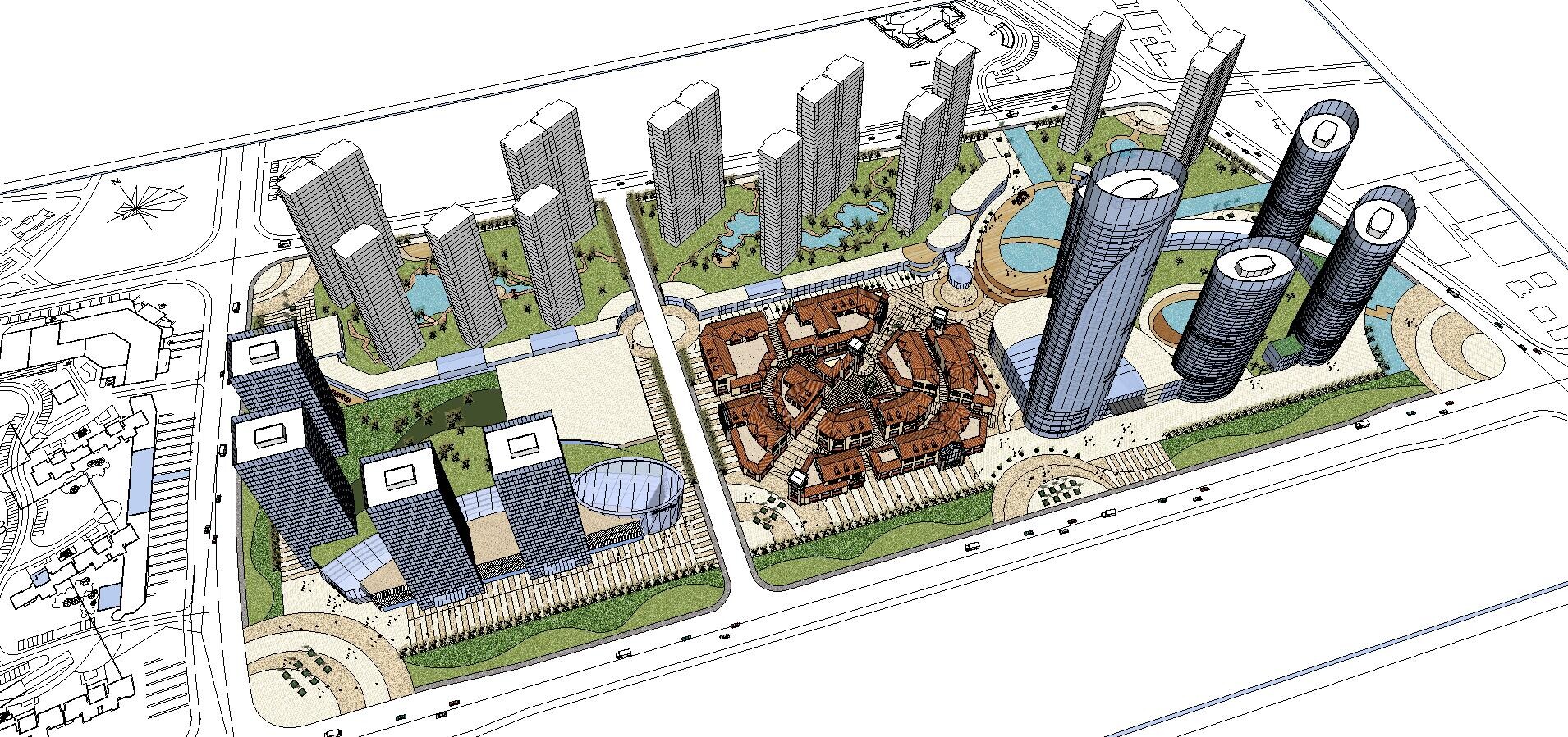 ArtStation - Shopping Center-Commercial Street-Office-078