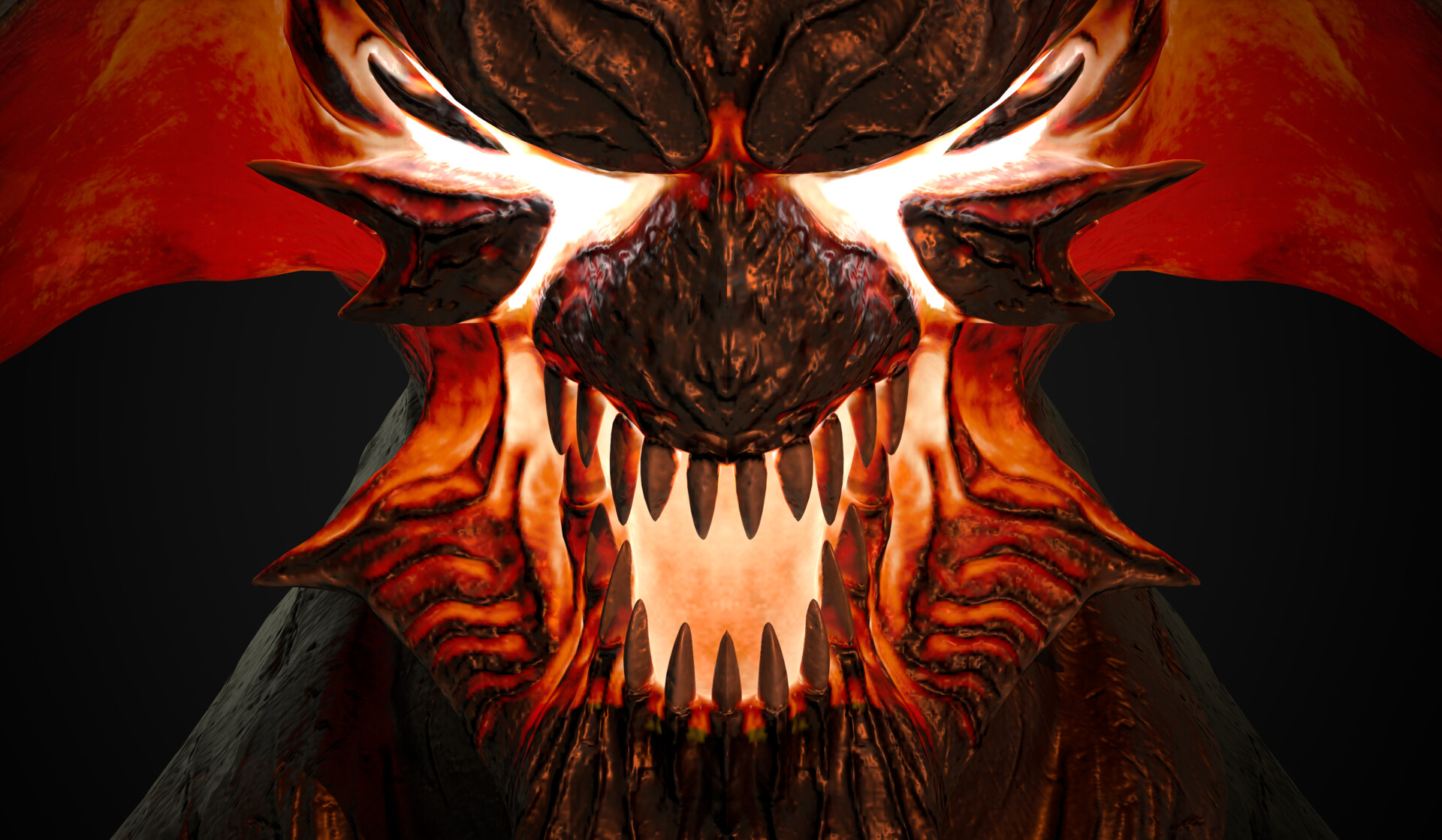 ArtStation - Sin Devil Trigger Dante Head (fan art)