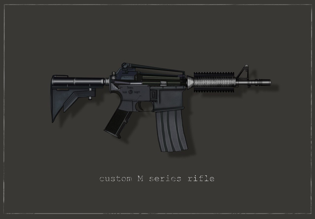 Hanna Kerman - Custom M series rifle