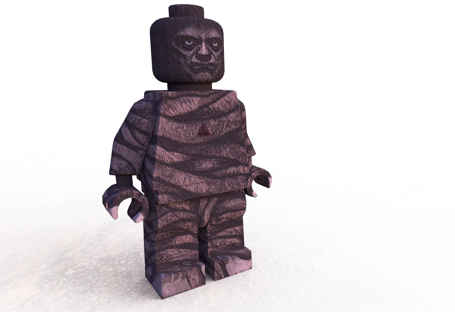 ArtStation - Boris Karloff's Mummy as Lego Figure