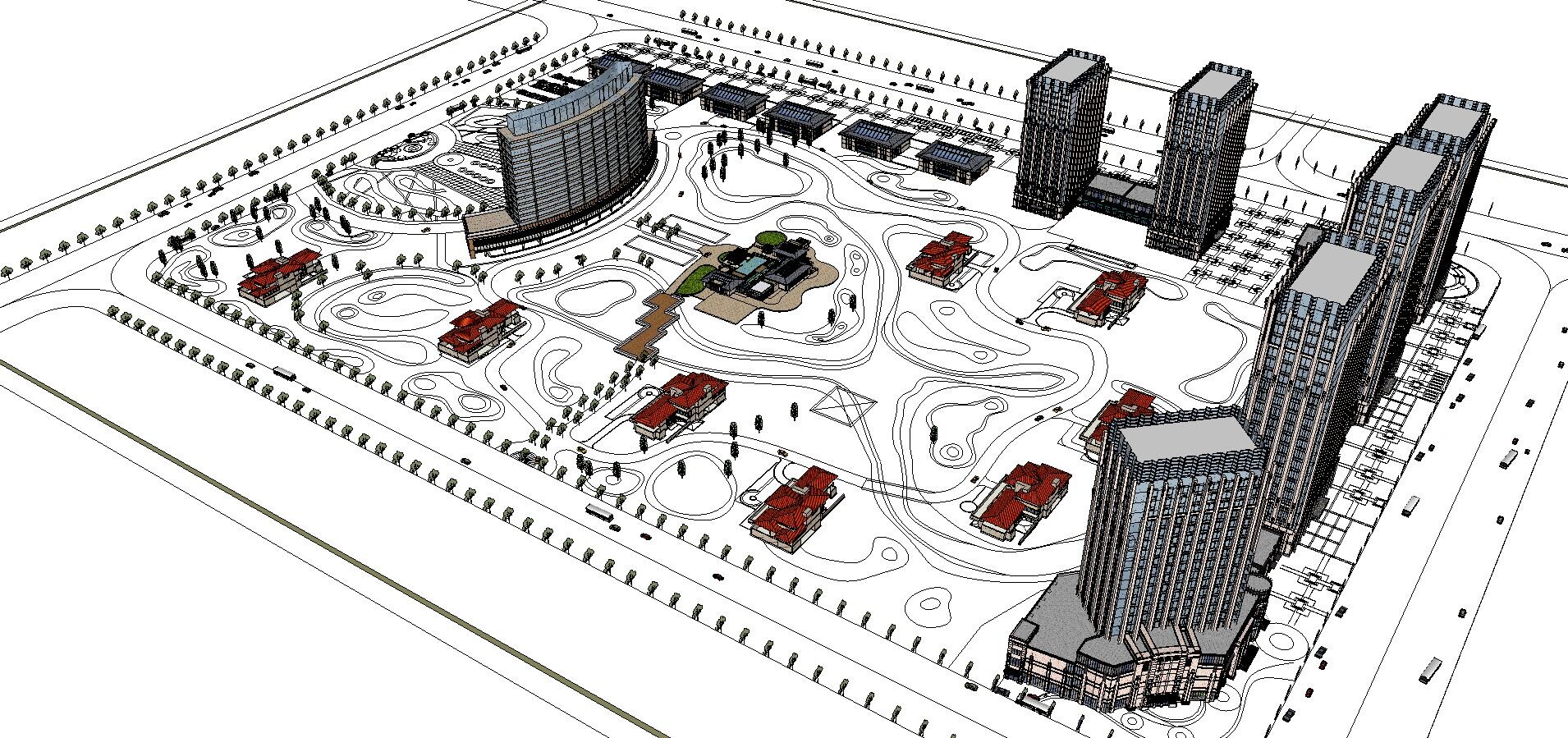 ArtStation - Shopping Center-Commercial Street-Office-0129