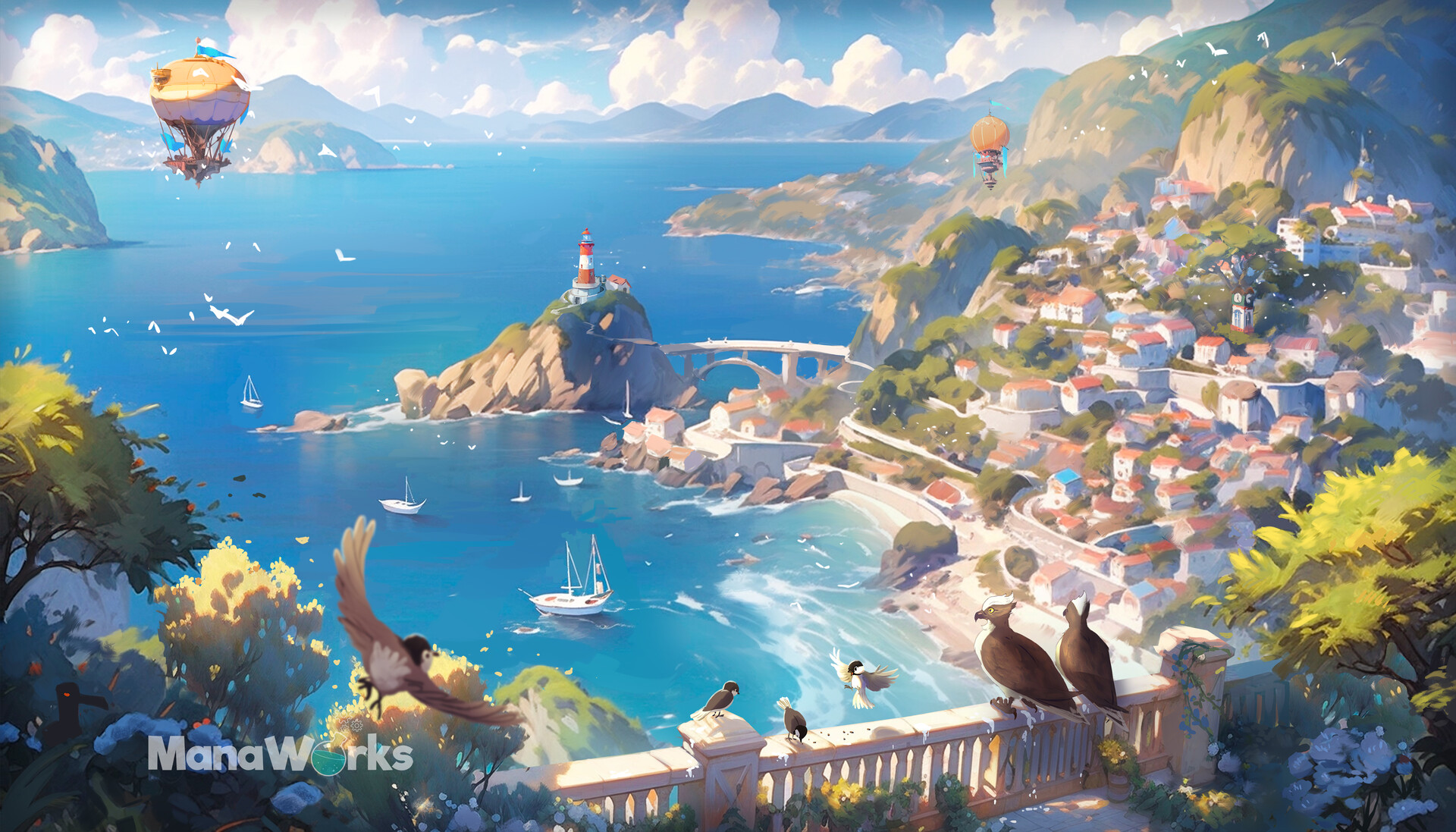 ArtStation - Bird Town