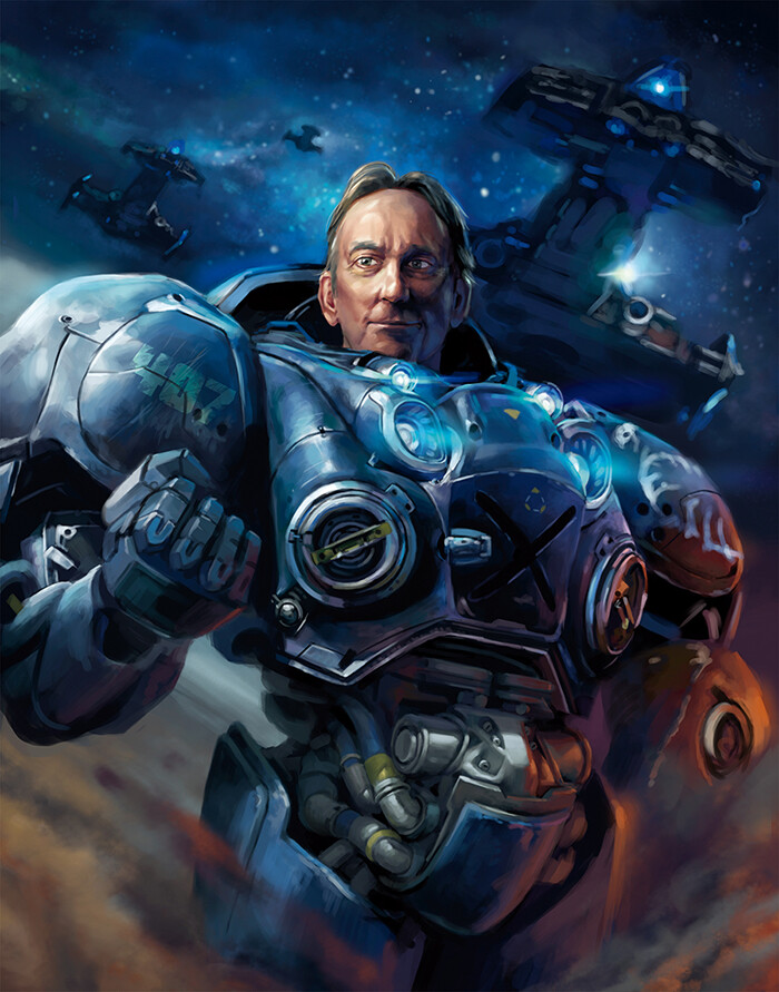 Rubén Pomares - Starcraft Terran - Portrait