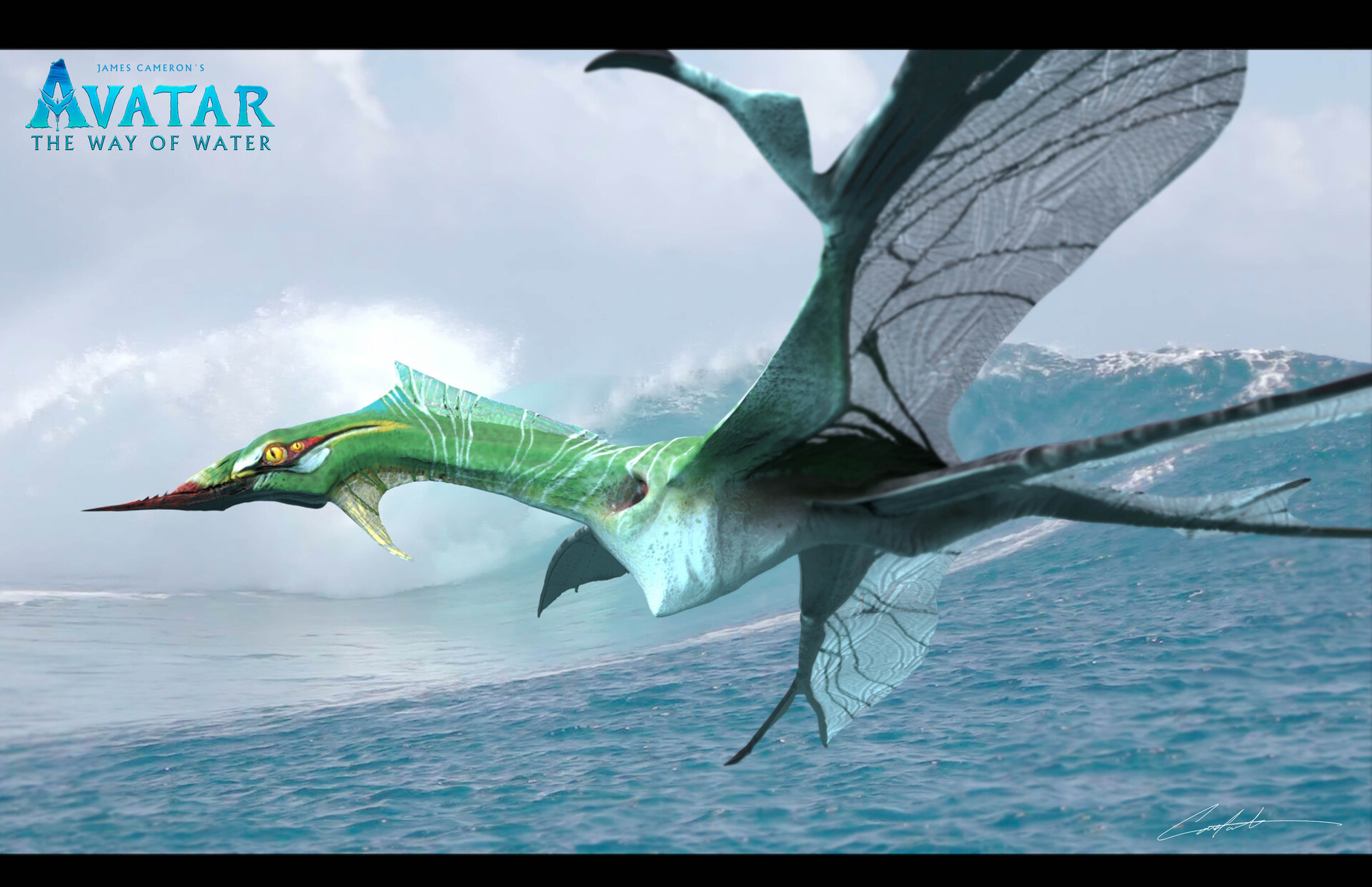 ArtStation - avatar way of the water marine ikran