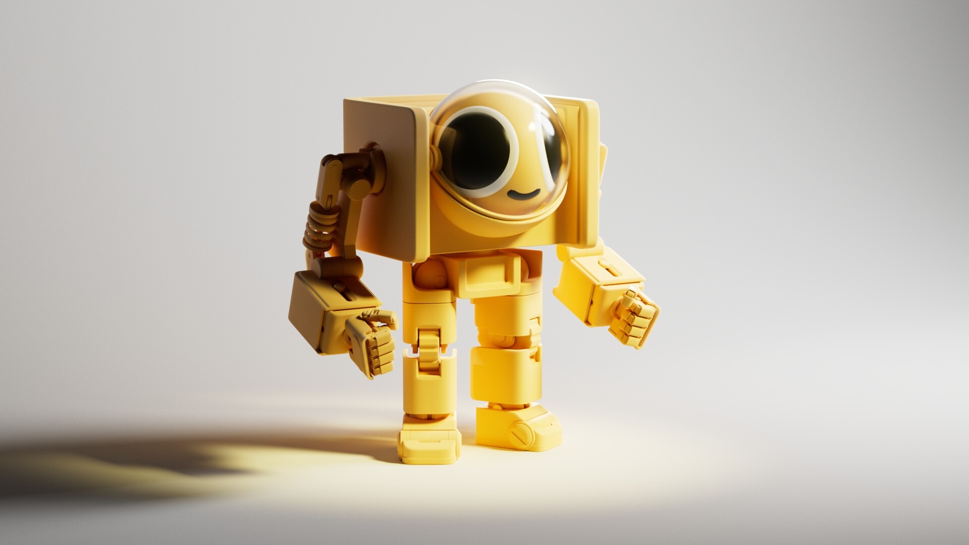 ArtStation - Yellow robot