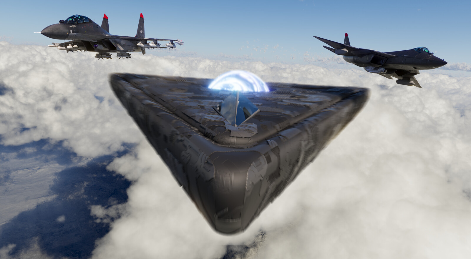 Aquila - TR3B Black Manta