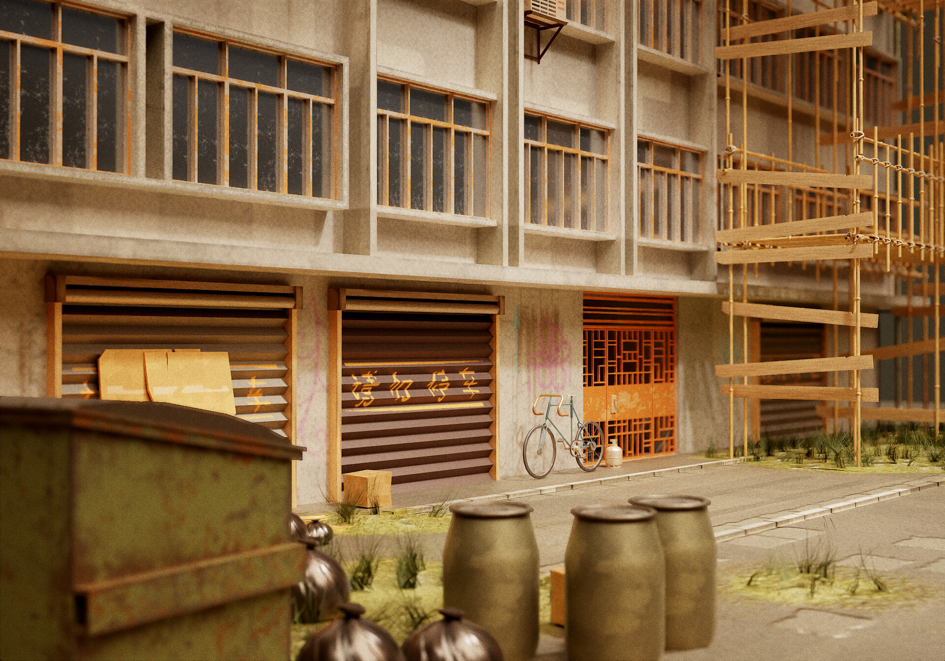 ArtStation - Building - SIFU Fan Art