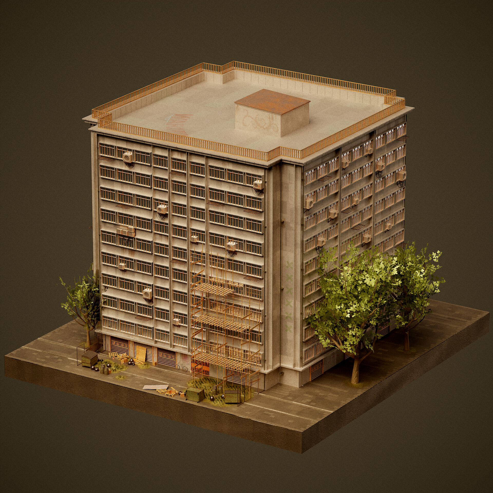 ArtStation - Building - SIFU Fan Art