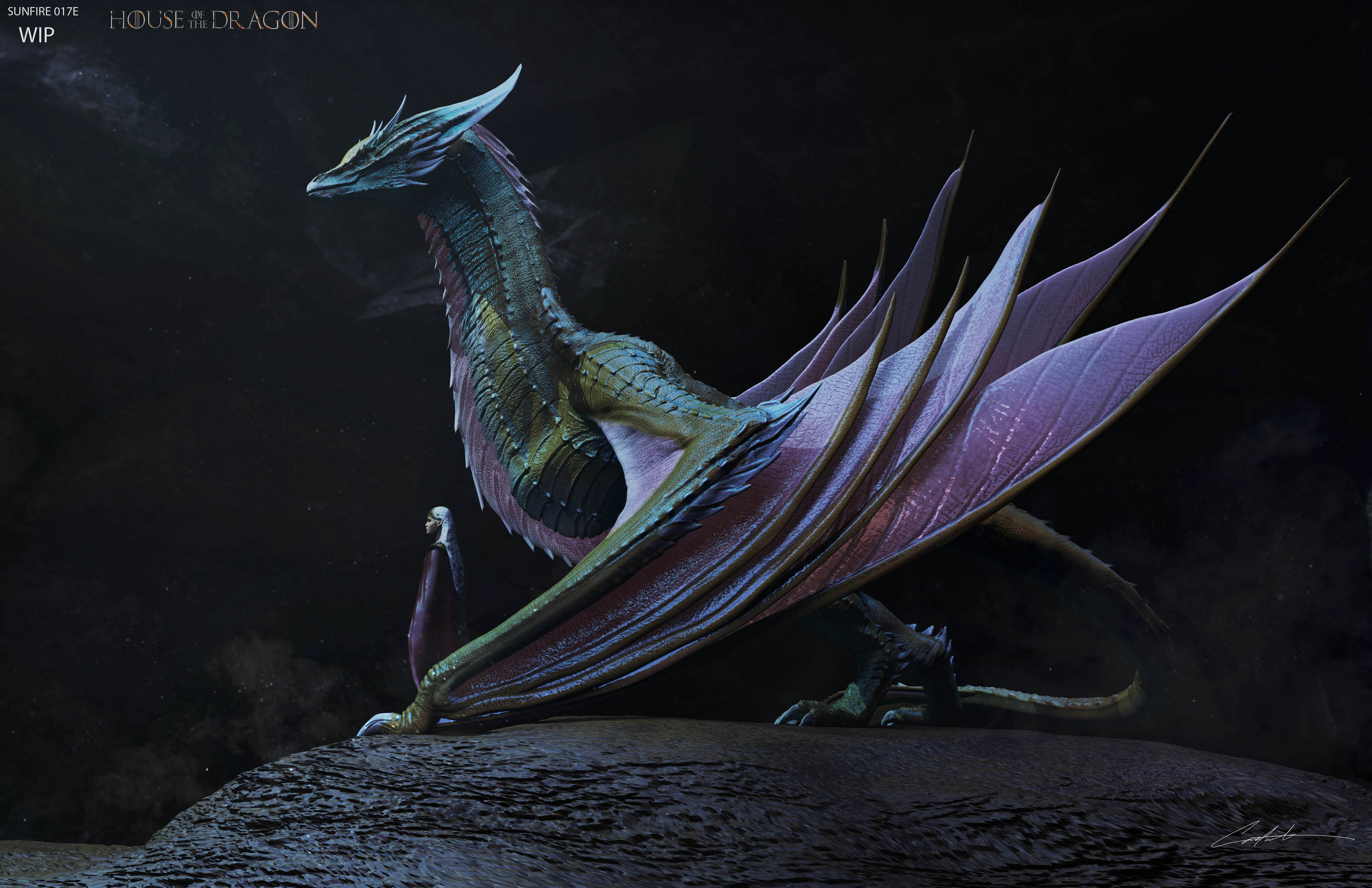 Constantine Sekeris - House of the Dragon "Sunfyre early exploration"