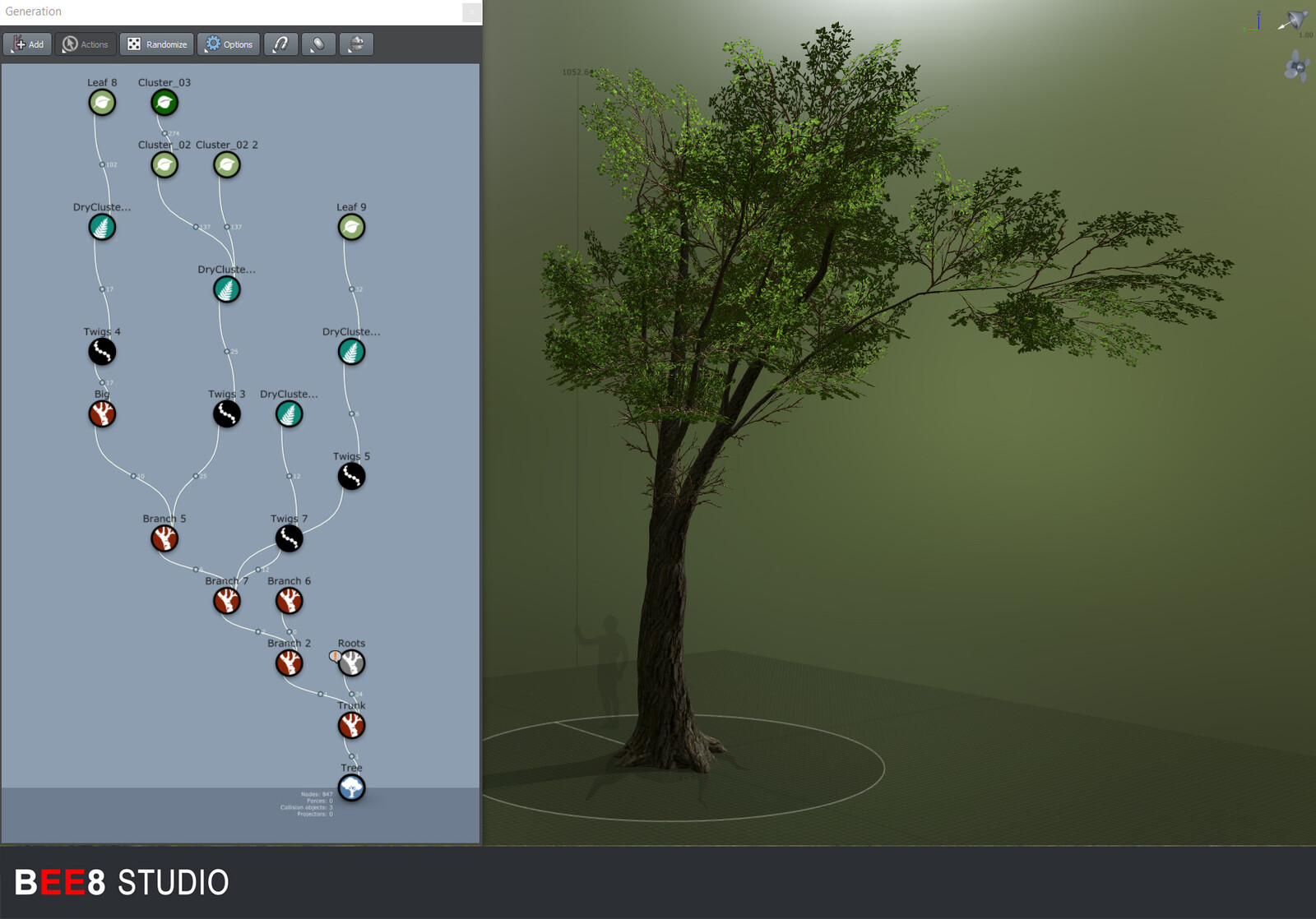 BEE8 STUDIO - SpeedTree | 3D Vegetation Modeling