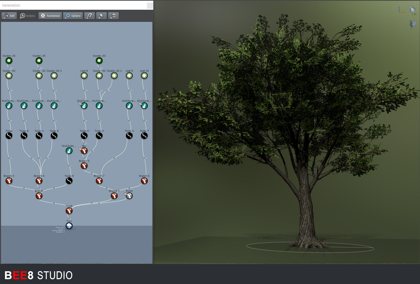 BEE8 STUDIO - SpeedTree | 3D Vegetation Modeling