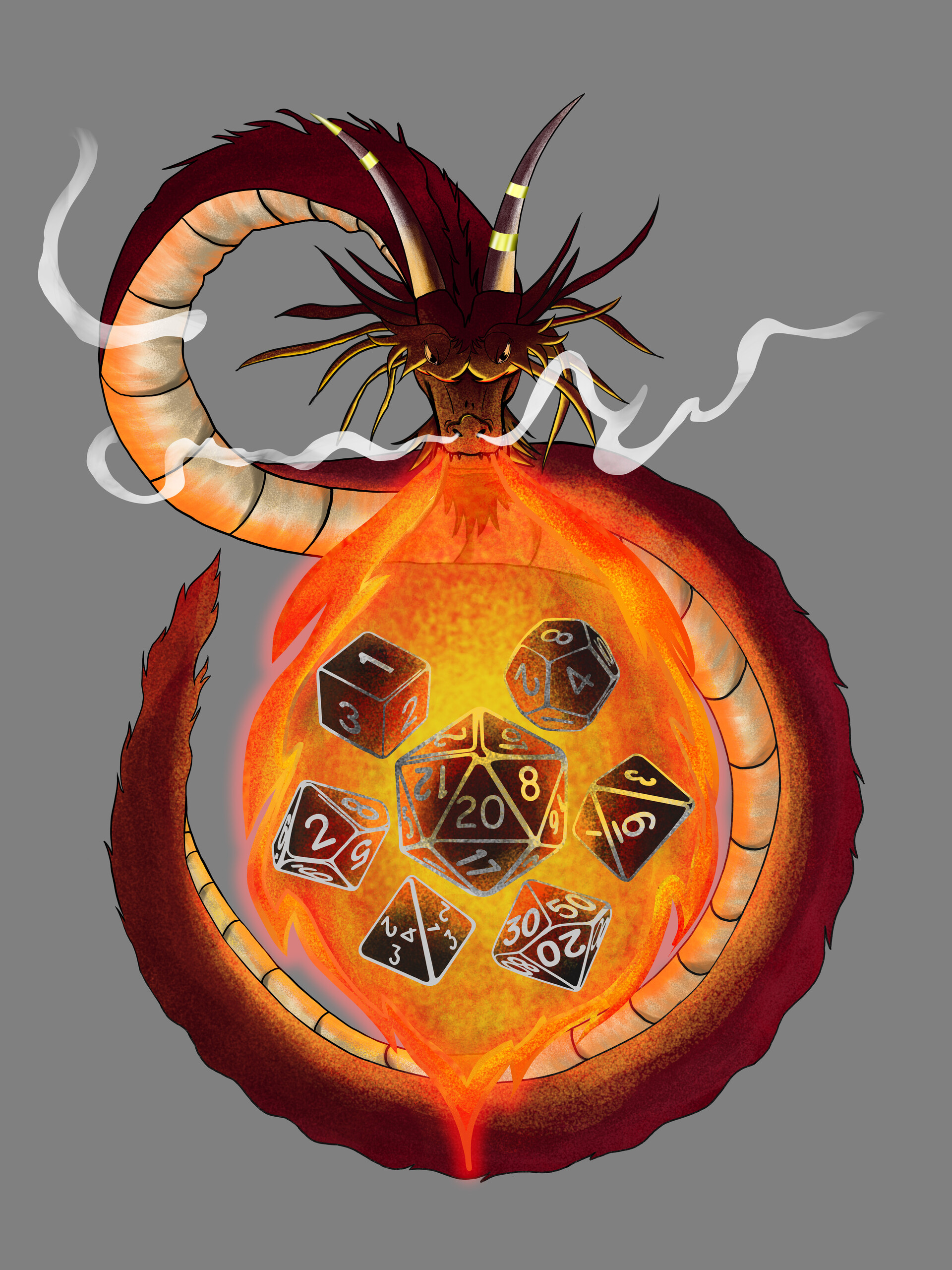 ArtStation - Dragon Smoke Merch Design