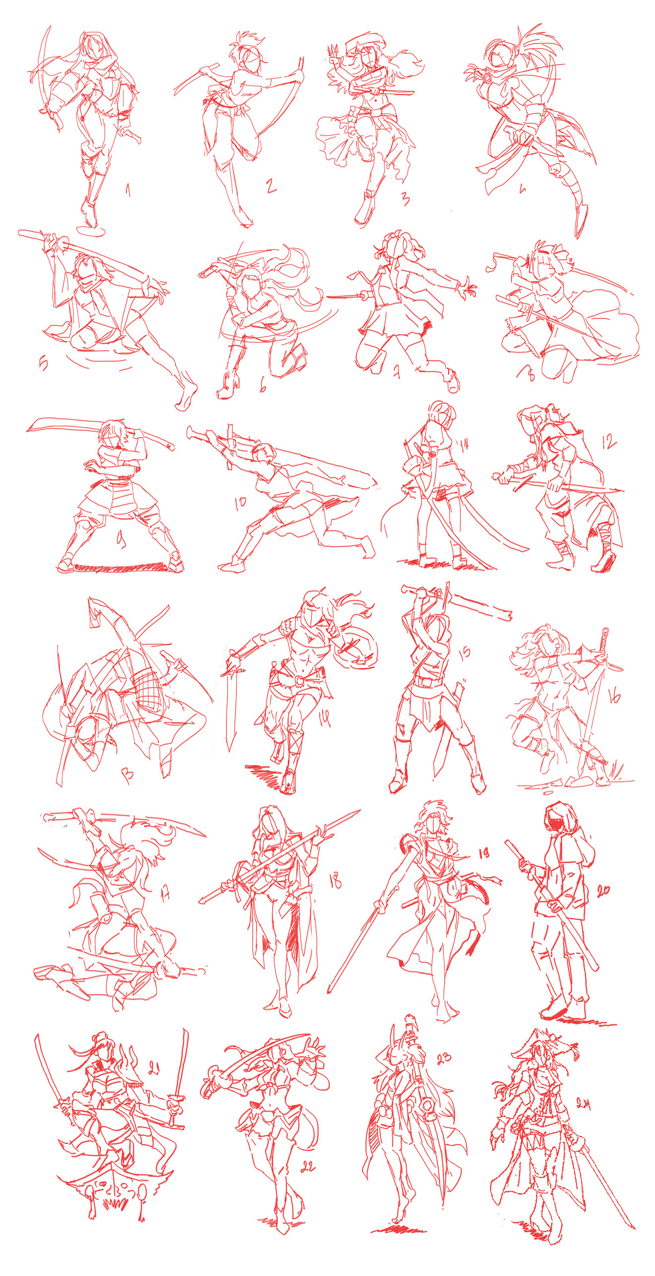 ArtStation - gesture study