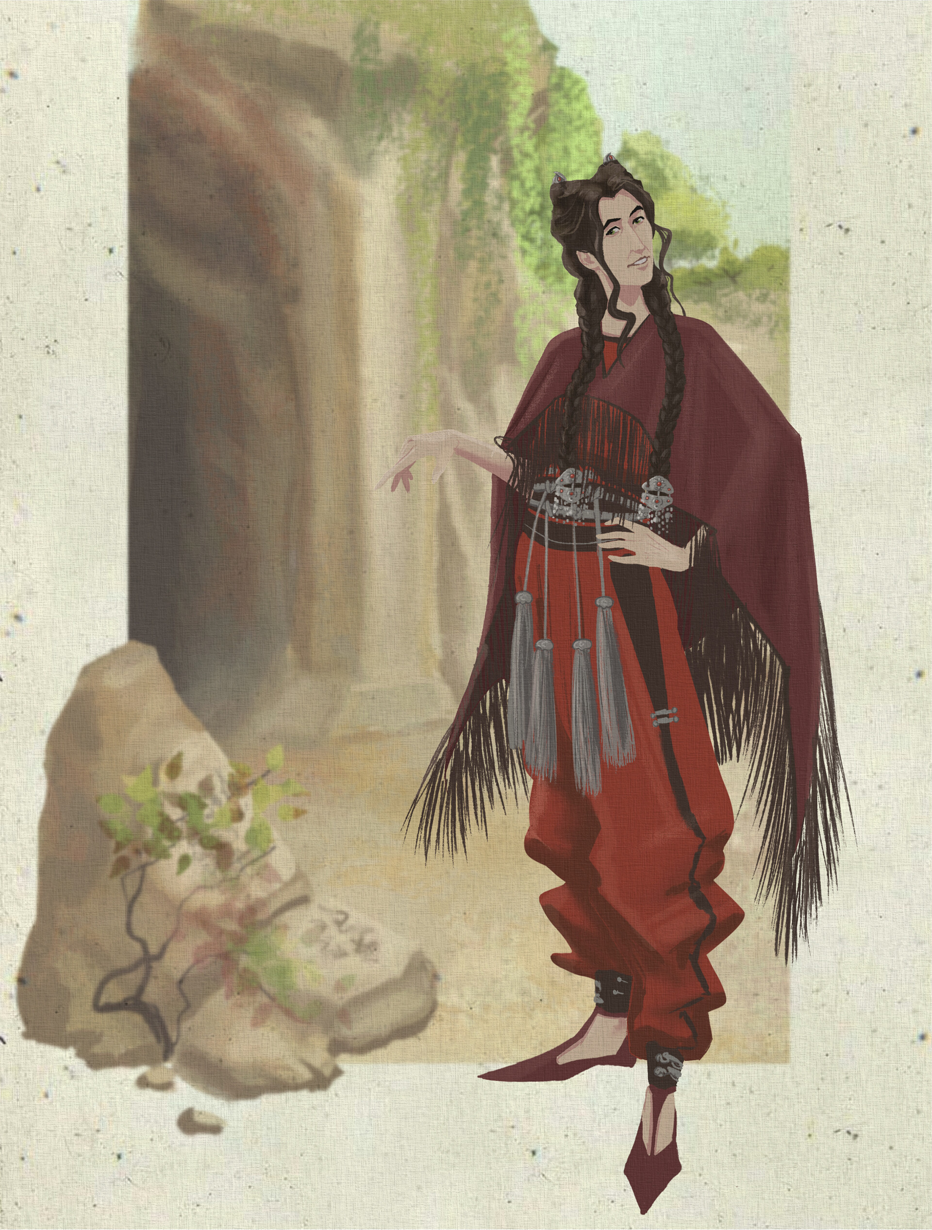 ArtStation - OCs concept sketches with backgounds. Zhatva