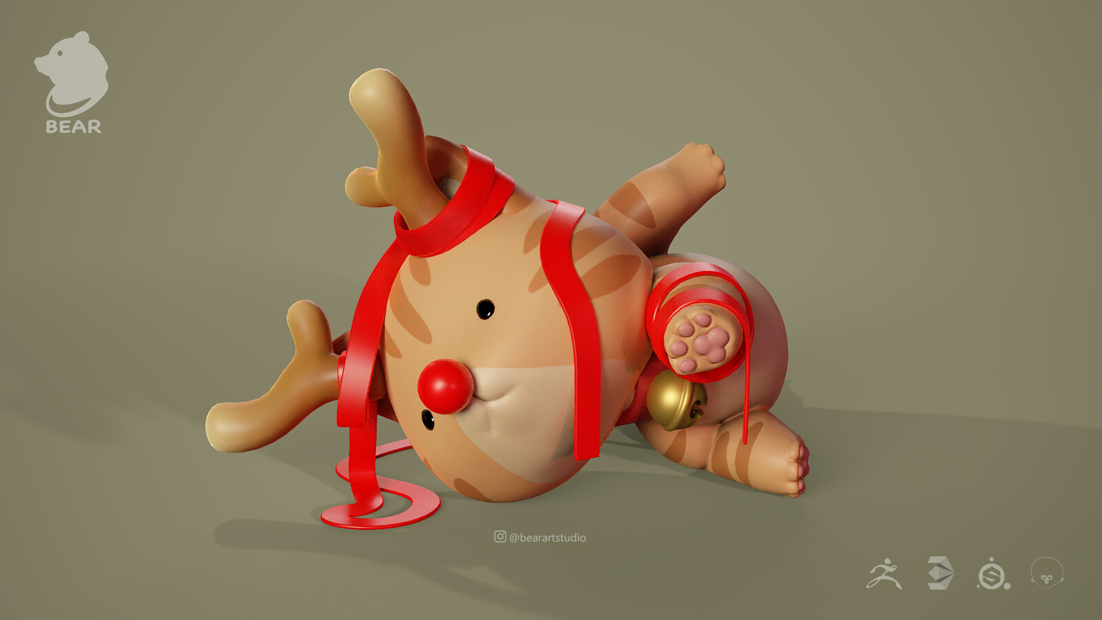 Alan Bear - 麋鹿貓