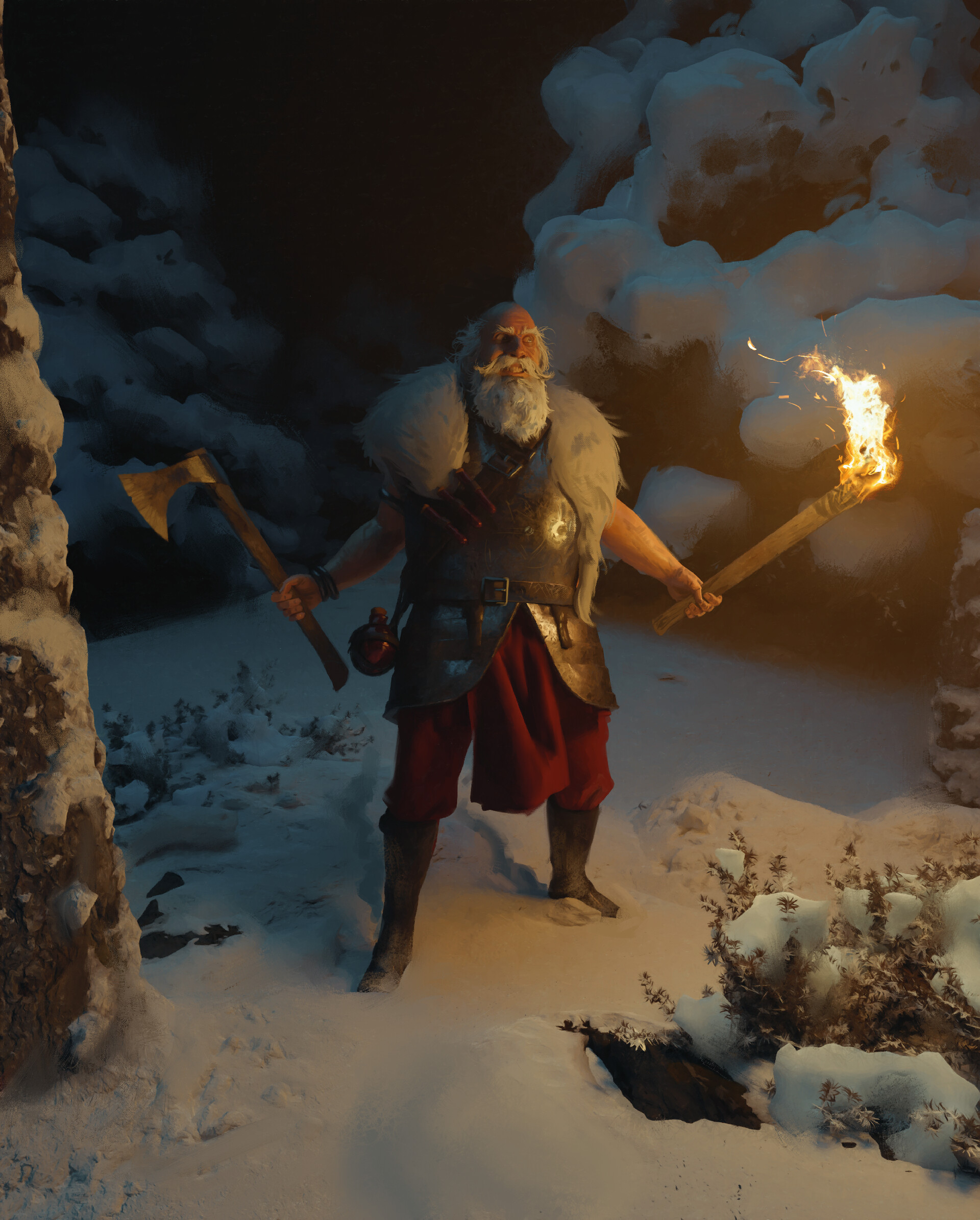 ArtStation - Santa ain't in the mood...