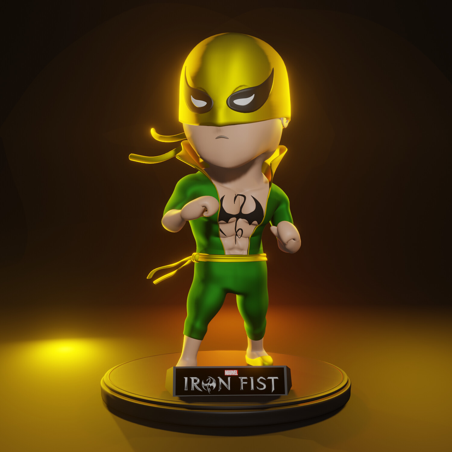 ArtStation - Iron Fist 3D Model