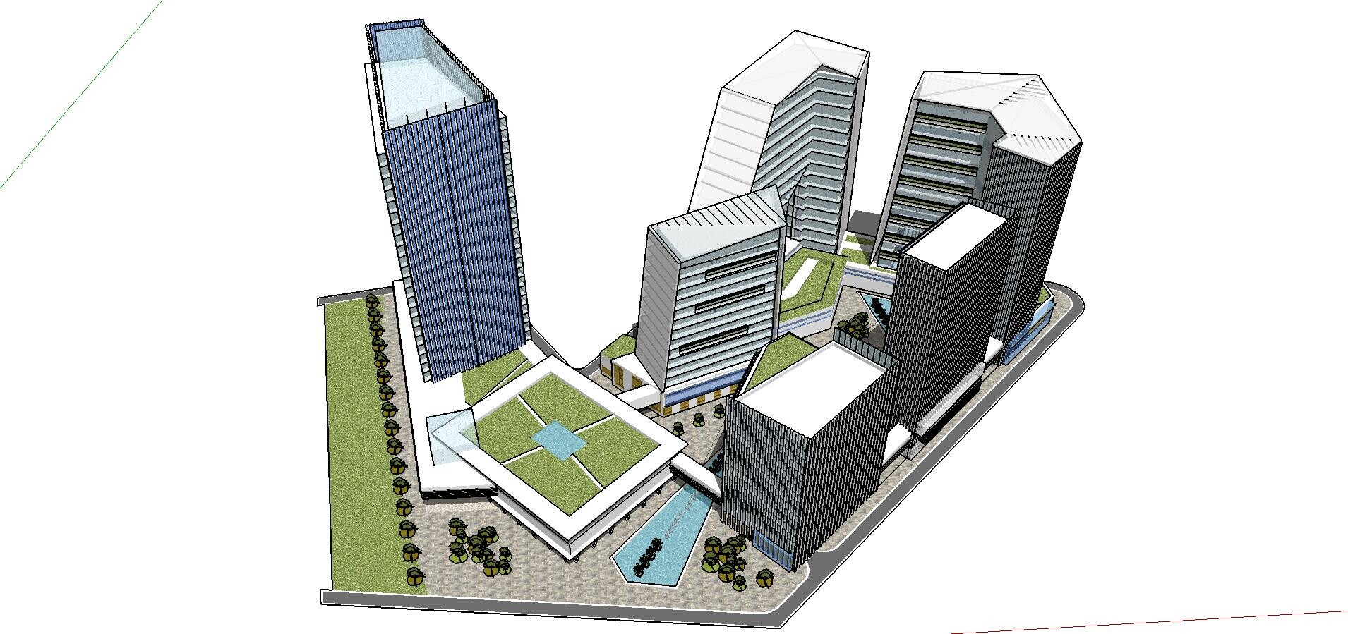 ArtStation - City-Office Building-Commercial-063