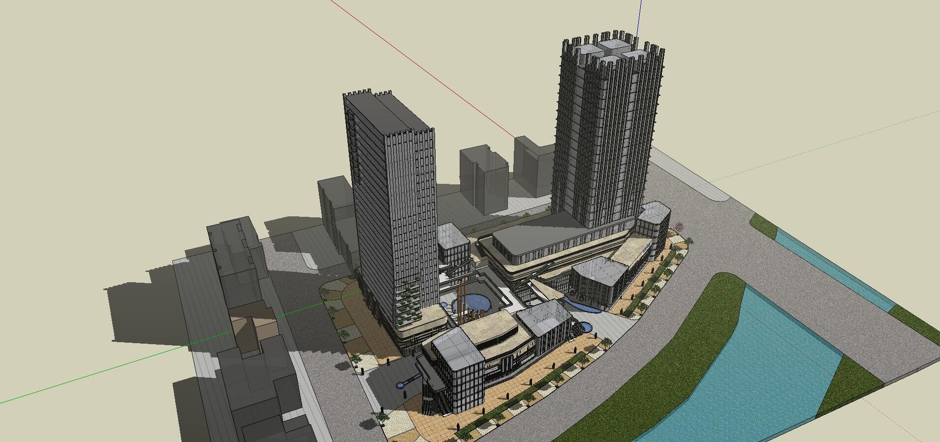 ArtStation - City-Office Building-Commercial-072