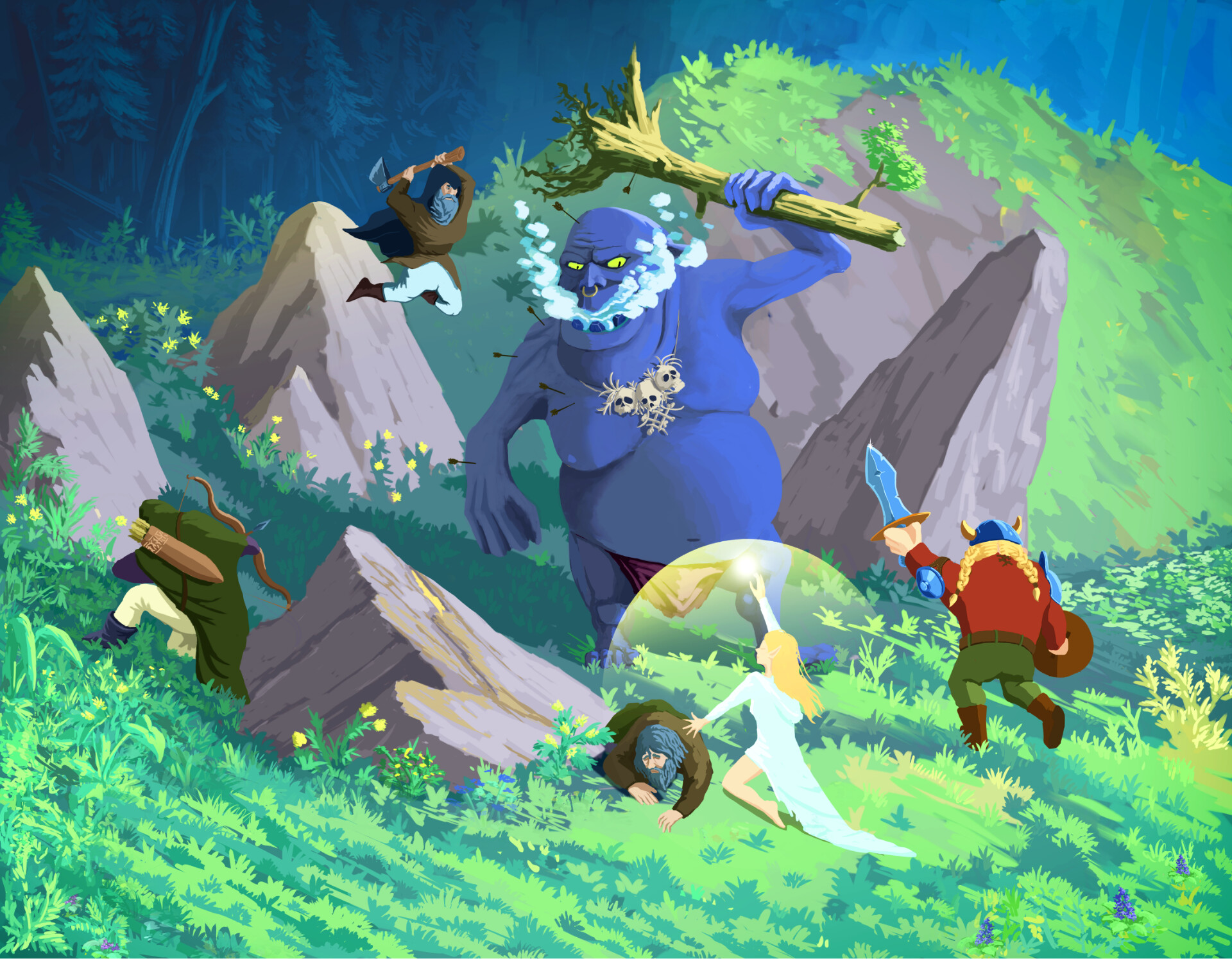 ArtStation - Troll hunting