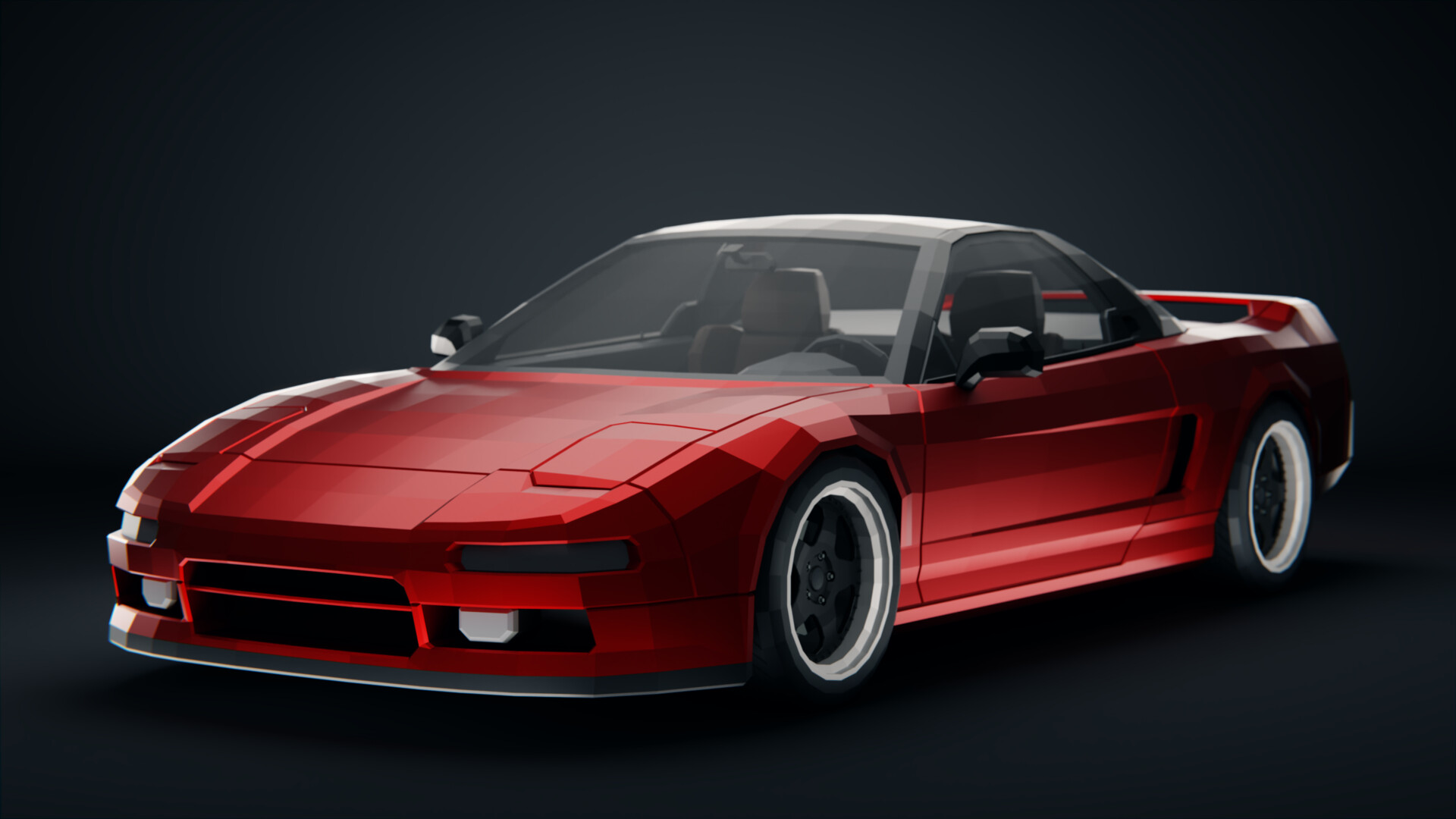 ArtStation - Honda NSX NA1 (Low Poly Model) for ApeX Rush