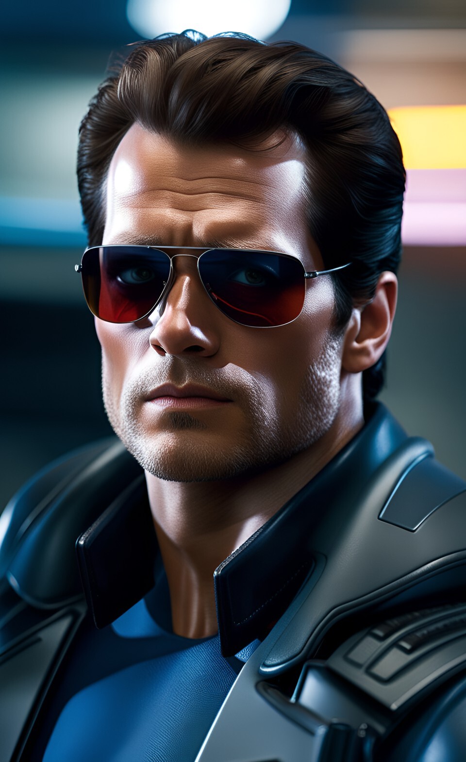 ArtStation - Henry Cavill as the Terminator