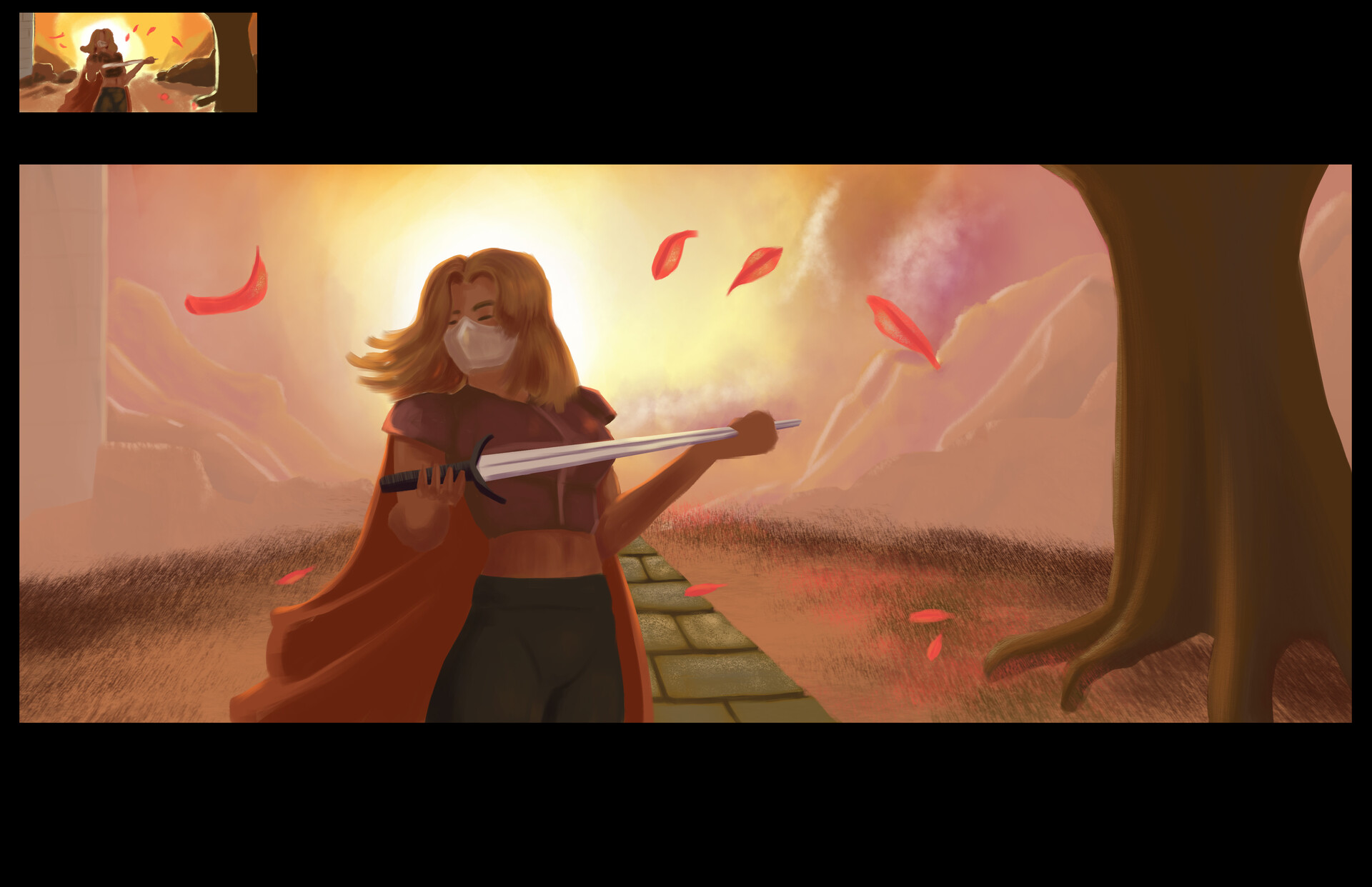 ArtStation - GAM 238 OL1 The Power of Composition Module 14: Creating a Hopeful Composition