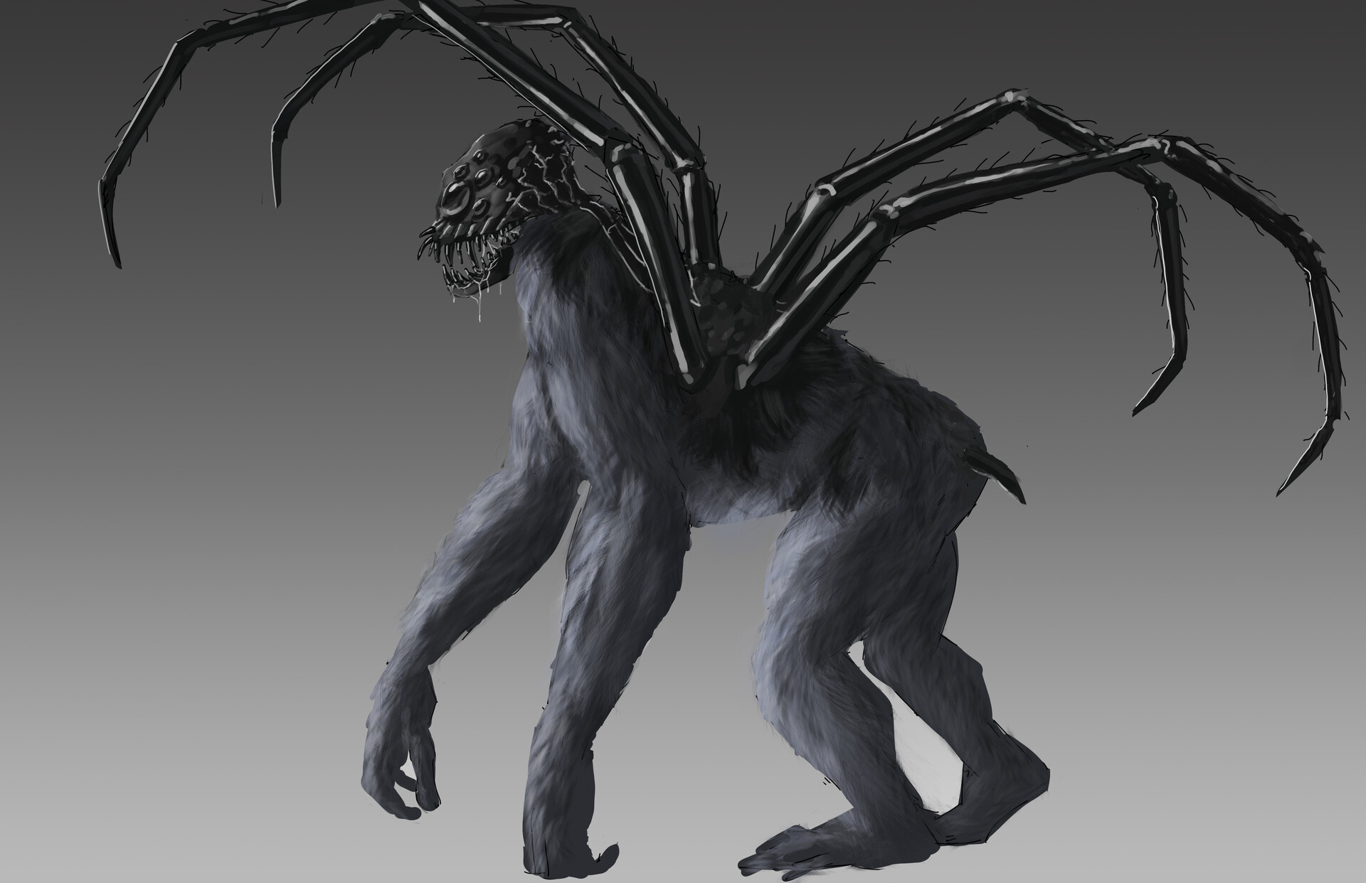 ArtStation - Spider-Monkey Concept